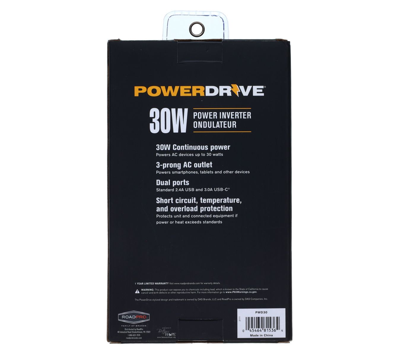 PowerDrive 30-Watt Power Inverter - QVC.com