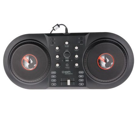 ION Discover DJ Disk Jockey Mix and Scratch Music On Computer - QVC.com