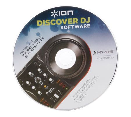 ION Discover DJ Disk Jockey Mix and Scratch Music On Computer - QVC.com