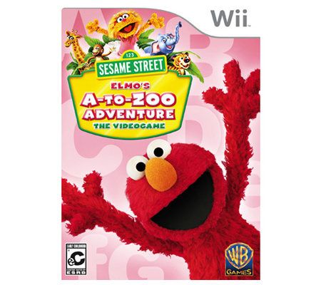 Sesame Street: Elmo's A-Zoo Adventure - Wii - QVC.com
