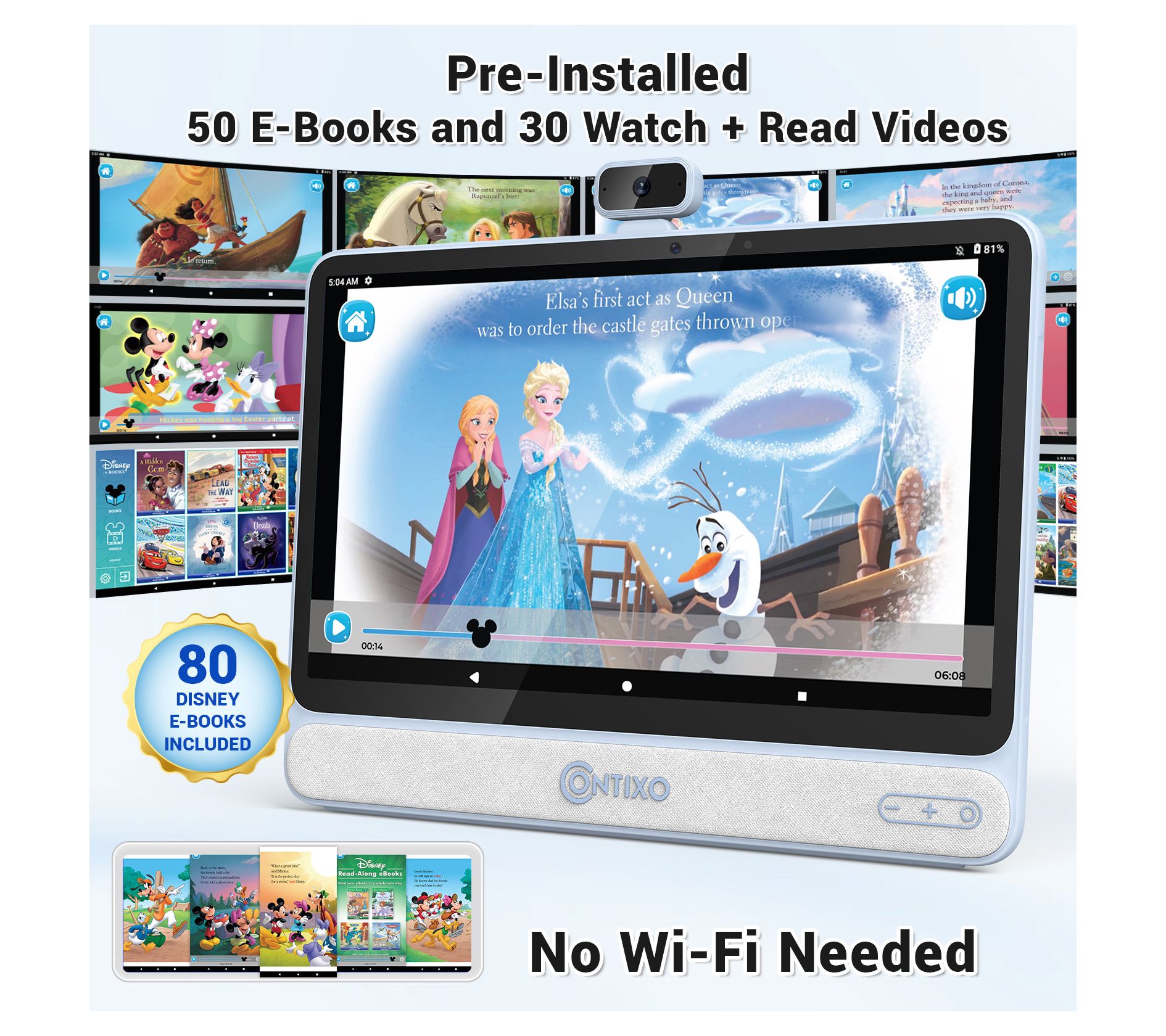 Contixo 15.6" 256GB IPS FHD Educational Tablet - QVC.com