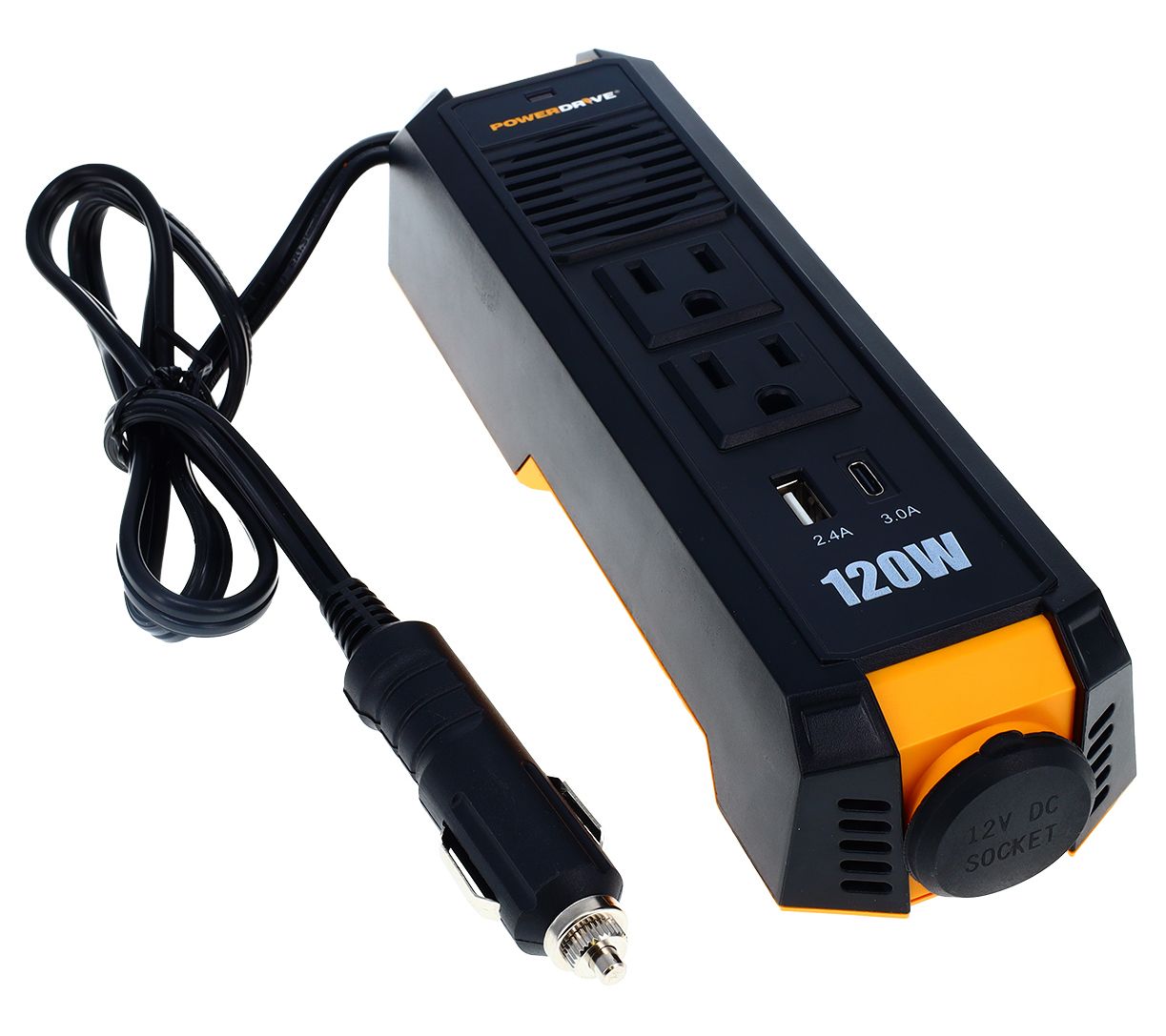 PowerDrive 150-Watt Power Strip Inverter - QVC.com