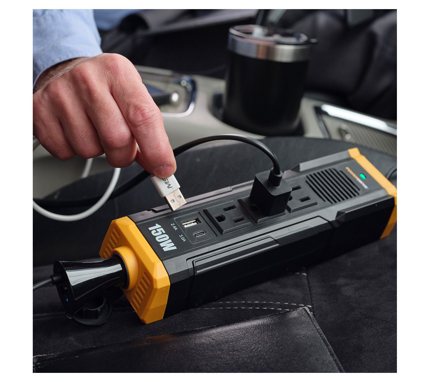 PowerDrive 150-Watt Power Strip Inverter - QVC.com