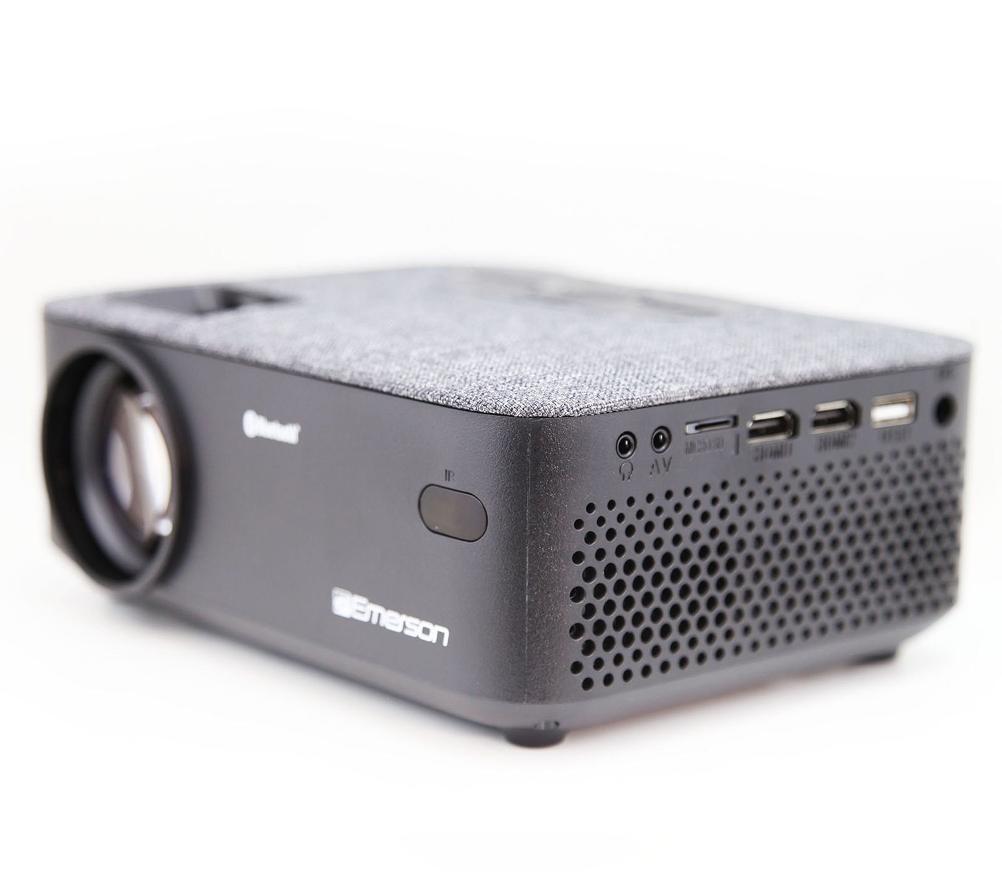 Emerson Portable Projector w/ Portable Screen &Carrying Case - QVC.com