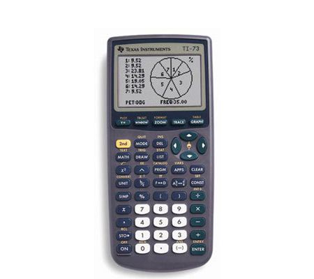 Texas Instrument TI73 Graphing Scientific Calculator - QVC.com
