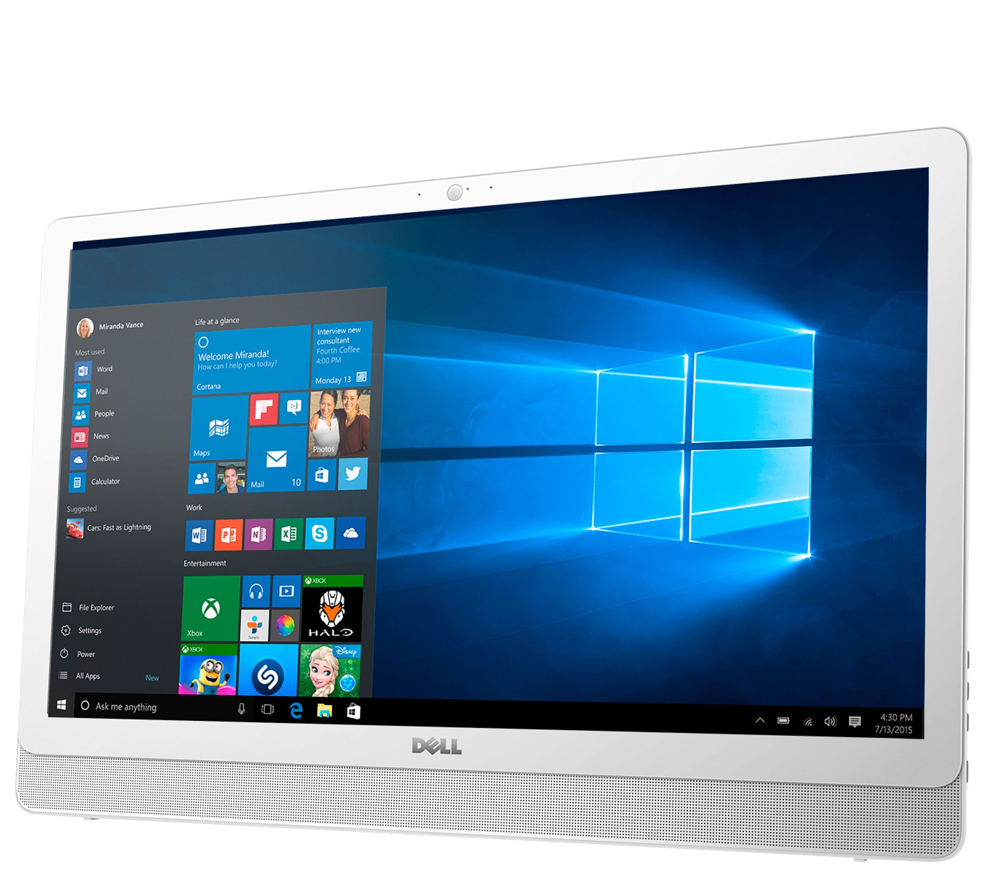 Dell 23.8" All-in-One Touch Desktop - AMD A6, 4GB RAM, 1TB HD - QVC.com