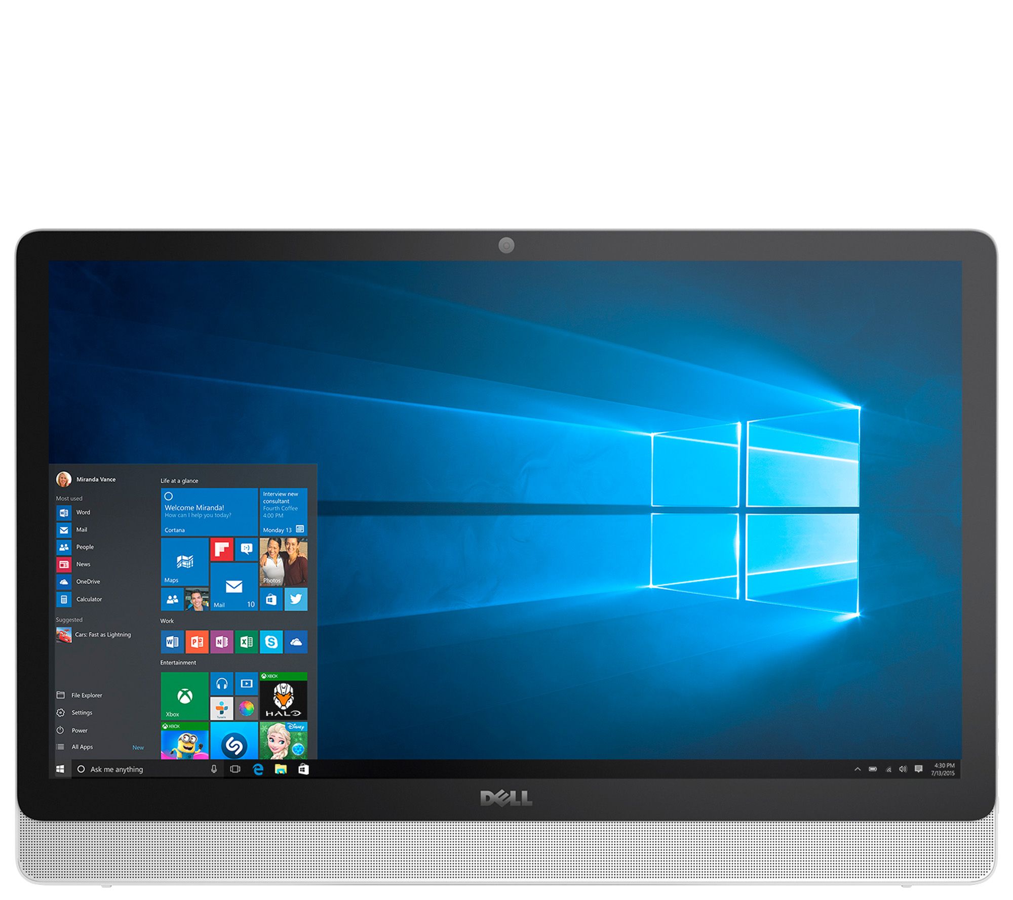 Dell 23.8" All-in-One Touch Desktop - AMD A6, 4GB RAM, 1TB HD - QVC.com