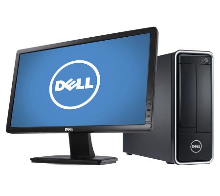 Dell 4GB RAM 500GB HD WiFi Slim Desktop with 20" Flat Monitor - QVC.com