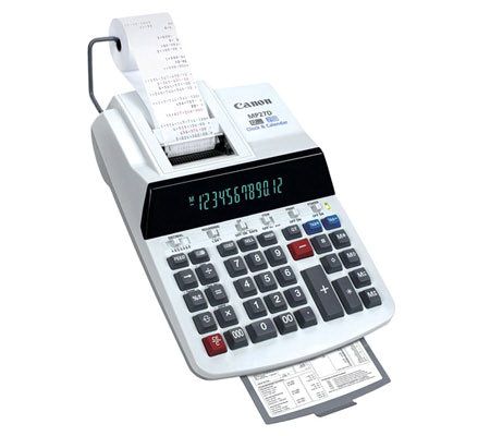 Canon MP27D Desktop Printing Calculator - QVC.com