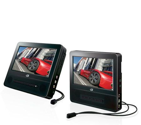 DPI PD7719B iLive Dual 7" Screen DVD Player - QVC.com