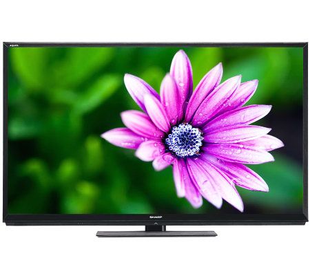 Sharp 60" Diag. 240Hz Full HD 3D LED Smart TV w/4 HDMI Inputs - QVC.com