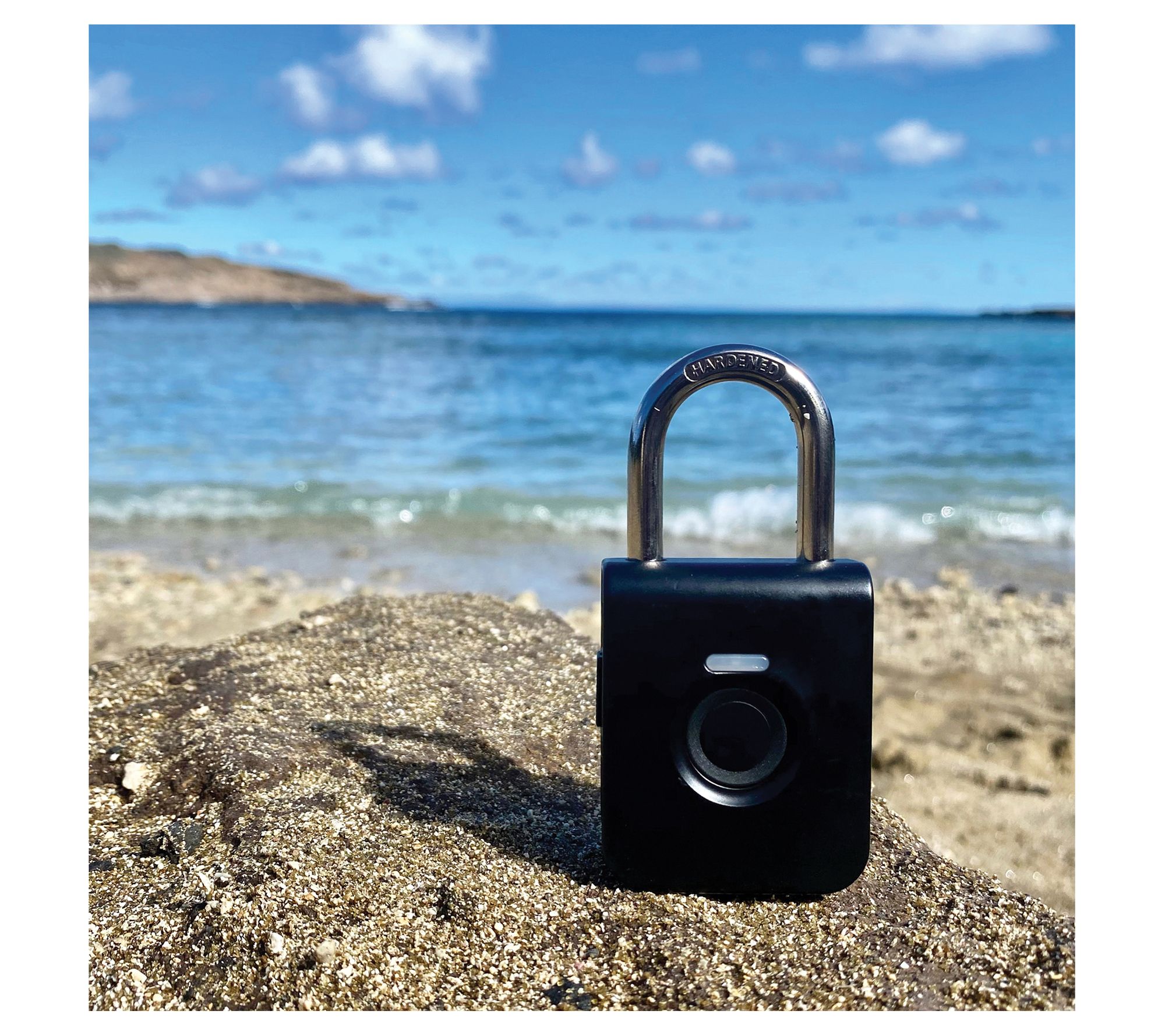 Tokk 2-Way Fingerprint and 4-Digit Padlock - QVC.com