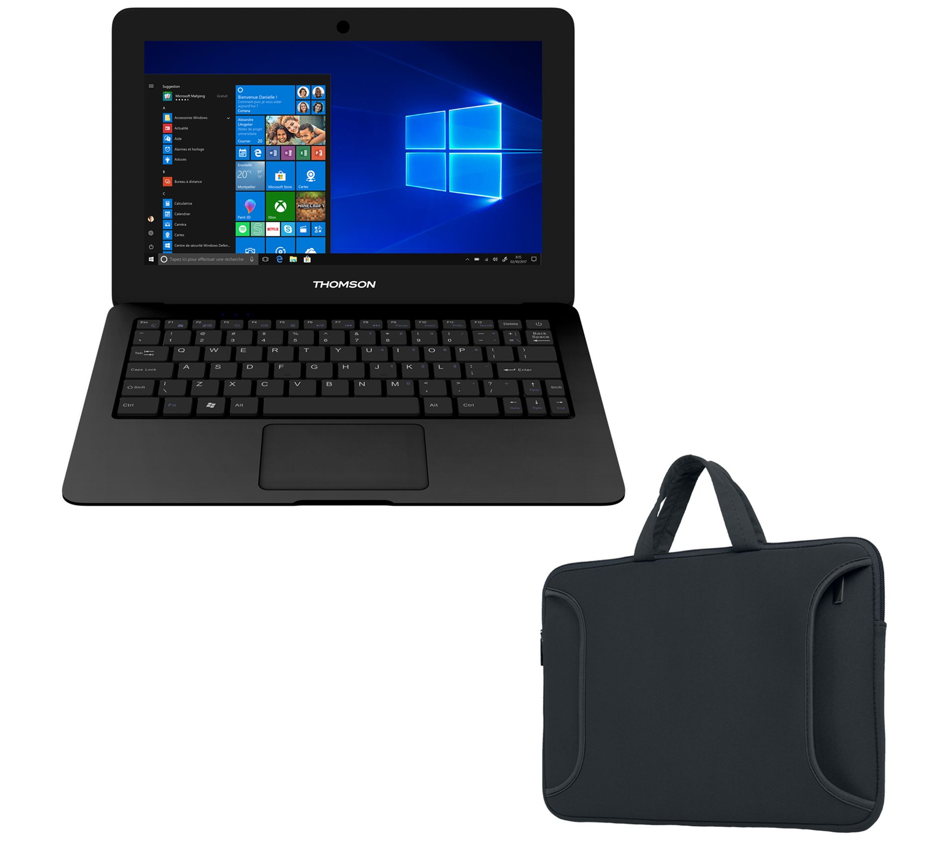 Thomson Neo 10.1" Notebook w/ Office Mobile - Atom, 4GB, 64GB - QVC.com