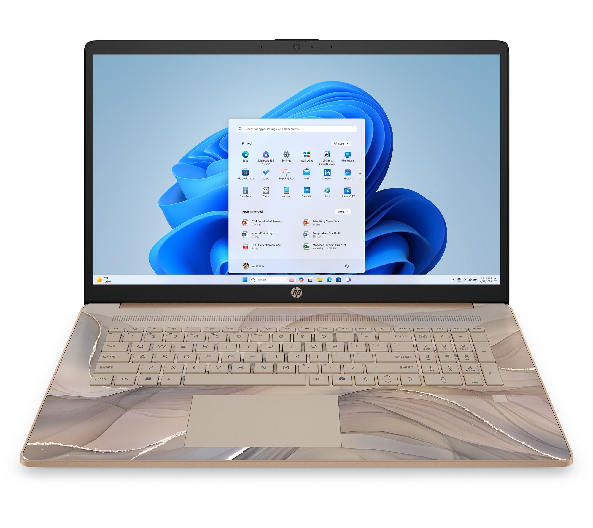 HP 17" Touch Laptop AMD 8GB RAM 256GB SSD W/ Smart Friend and MS365 ...