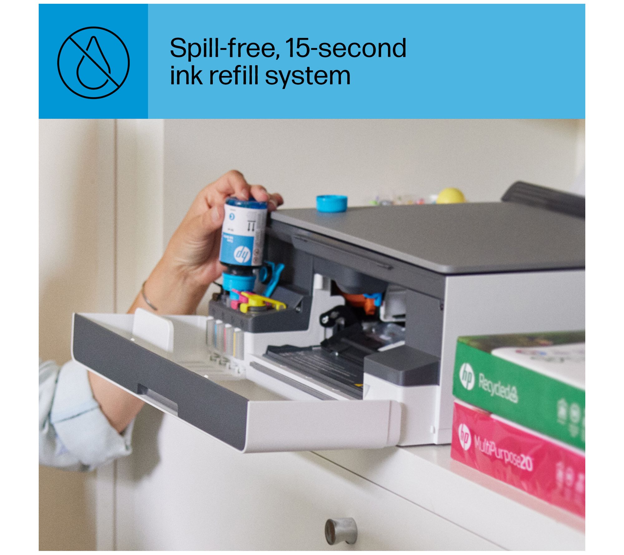 HP Smart Tank 5100 All-in-One Printer with 2yrs Ink Included - QVC.com