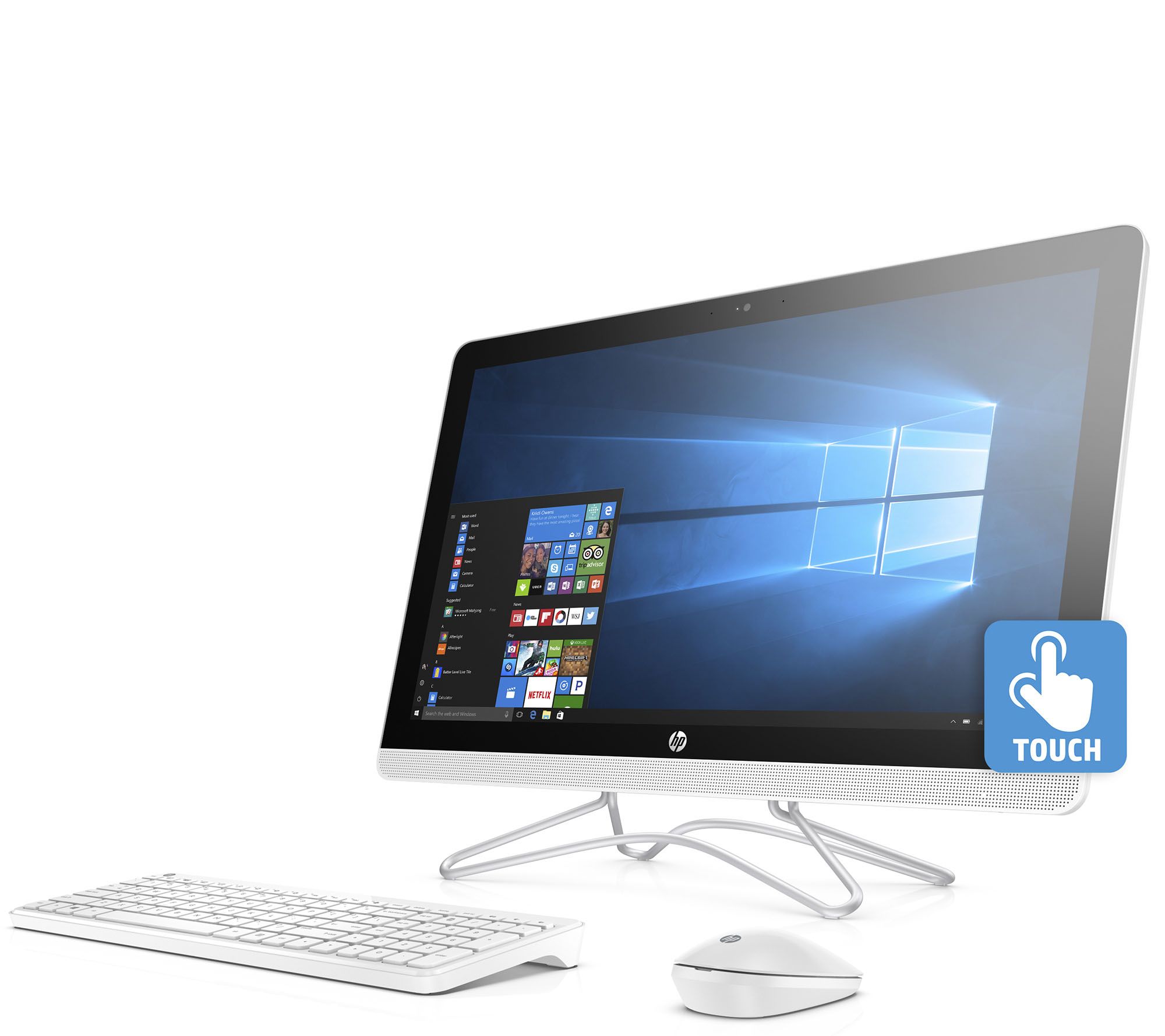 HP 24" Touch All-in-One PC Intel Core i3 1TB HDD with Office Option ...