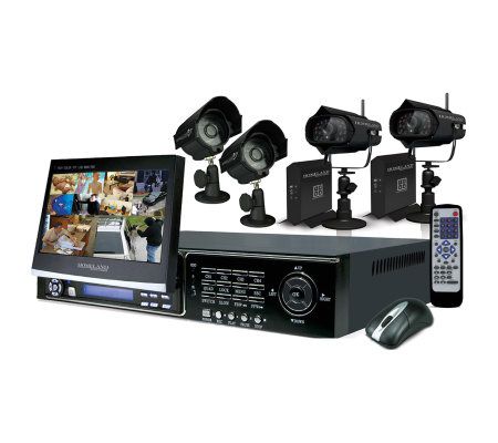 First Alert QFDVR-DW2 Expandable Wireless DVR w/7" LCD - QVC.com