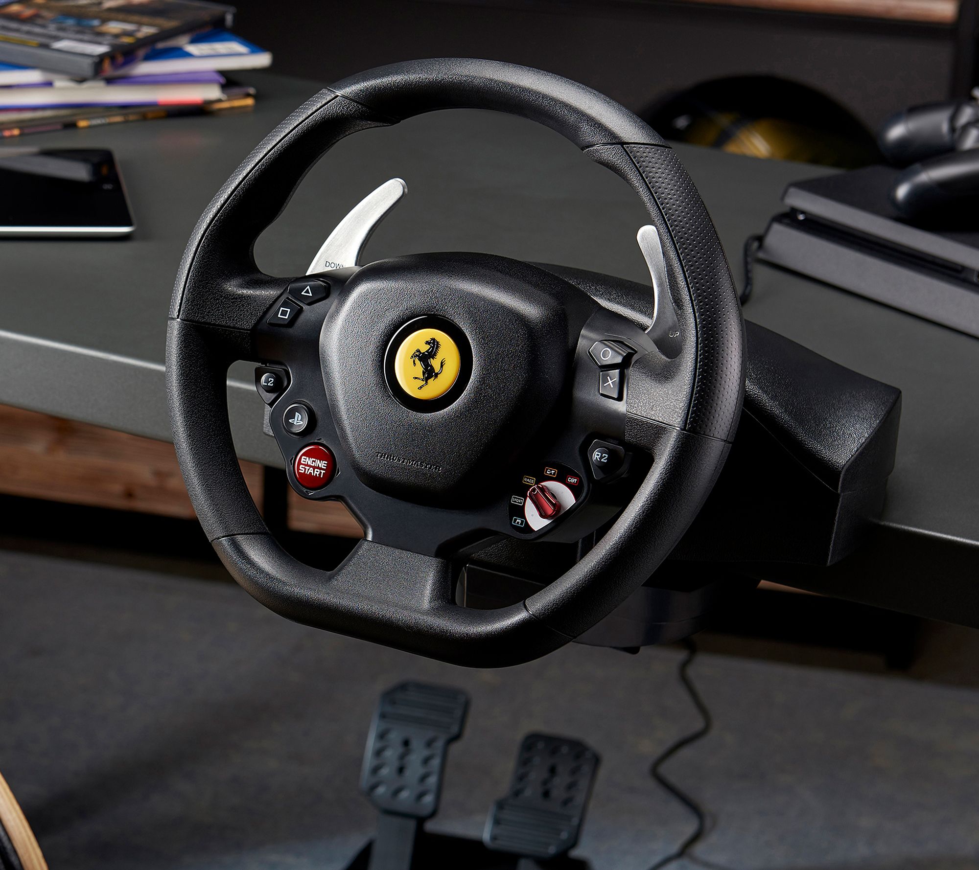 Thrustmaster T80 Ferrari GTB Racing Wheel for PlayStation 4 - QVC.com
