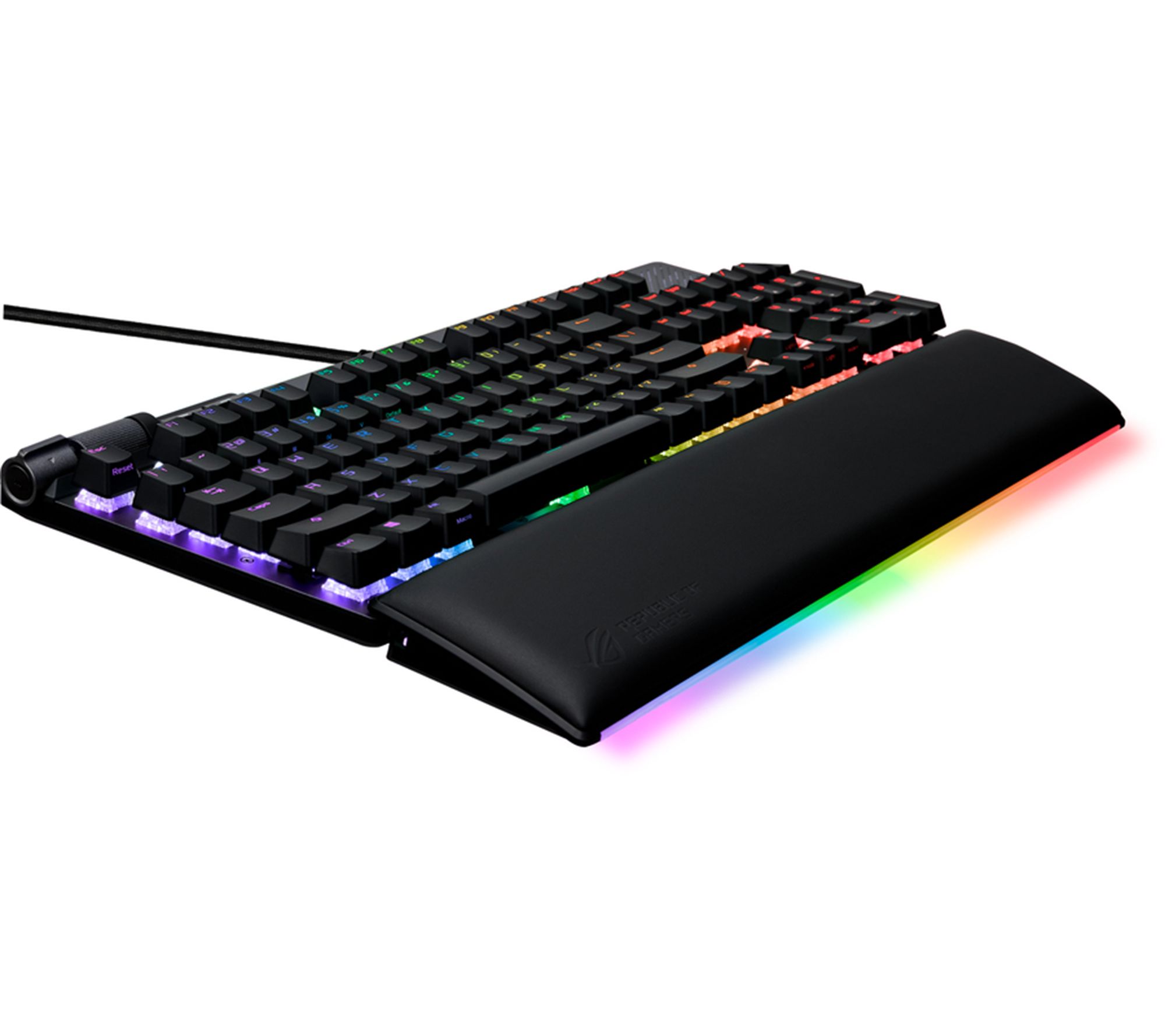 Asus XA07 ROG Strix Flare II Animate Gaming Keyboard - QVC.com