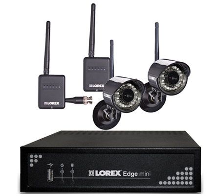 Lorex 4-Channel Edge+ DVR with 2 Wireless Cameras - QVC.com