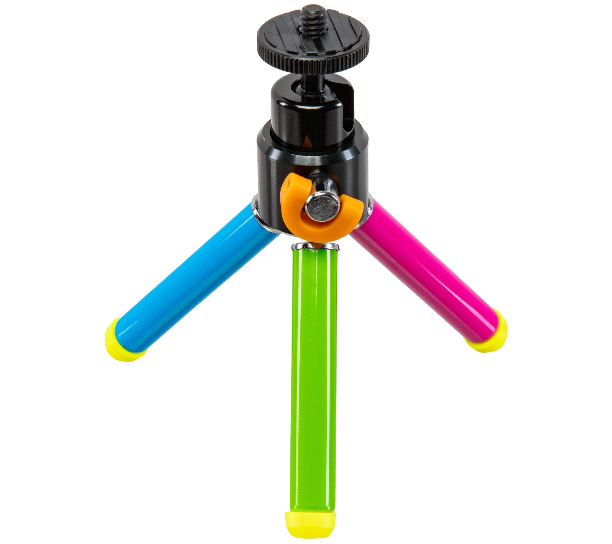 Polaroid 8" Colorful Tripod with Mini Ball Head - QVC.com