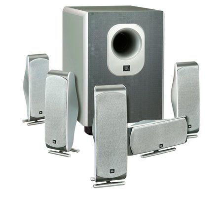 JBL SCS300.5 Complete 6-Piece Home Cinema Speaker Package - QVC.com