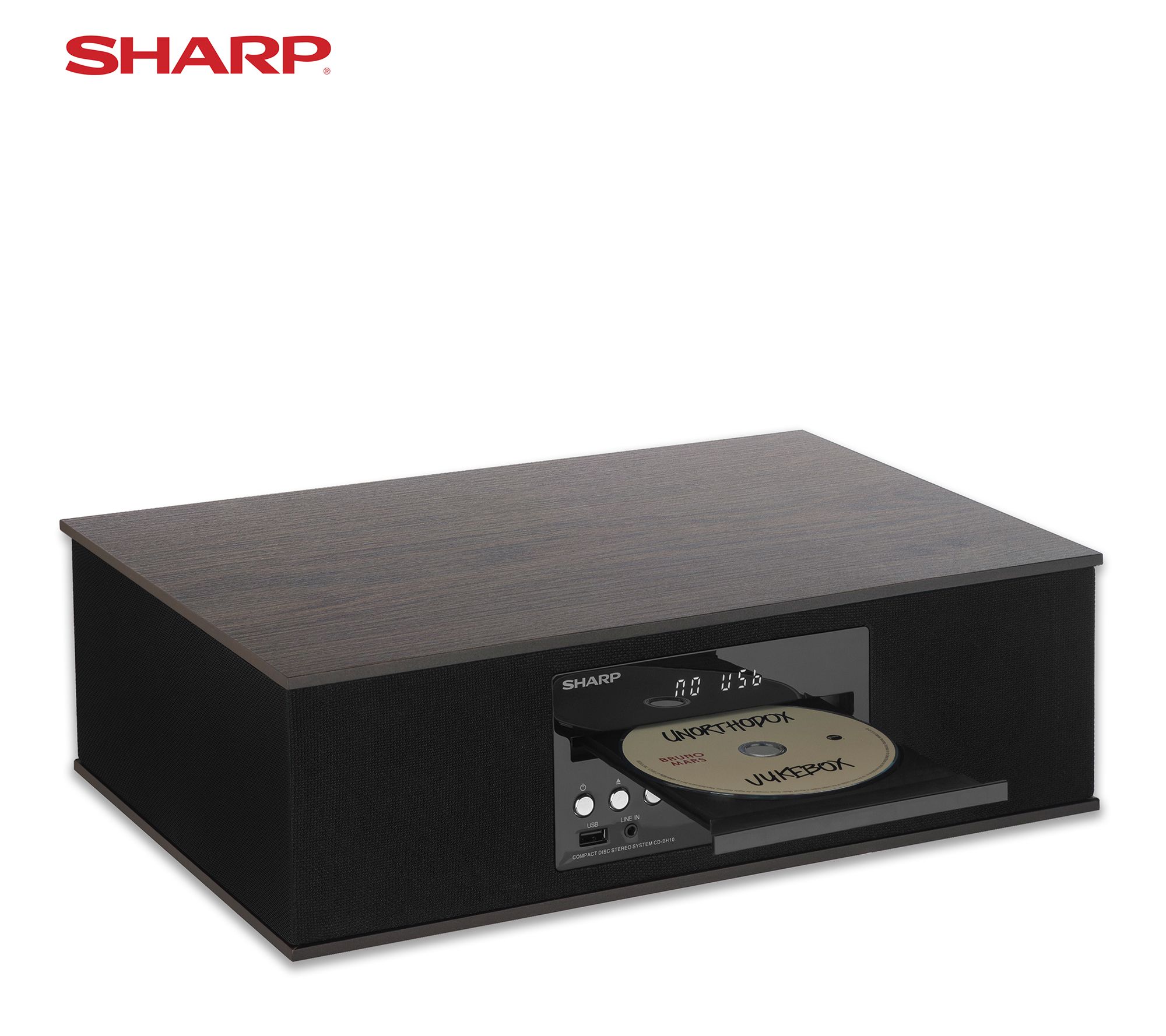 Sharp CD-BH10 Single CD Bluetooth Speaker System - QVC.com
