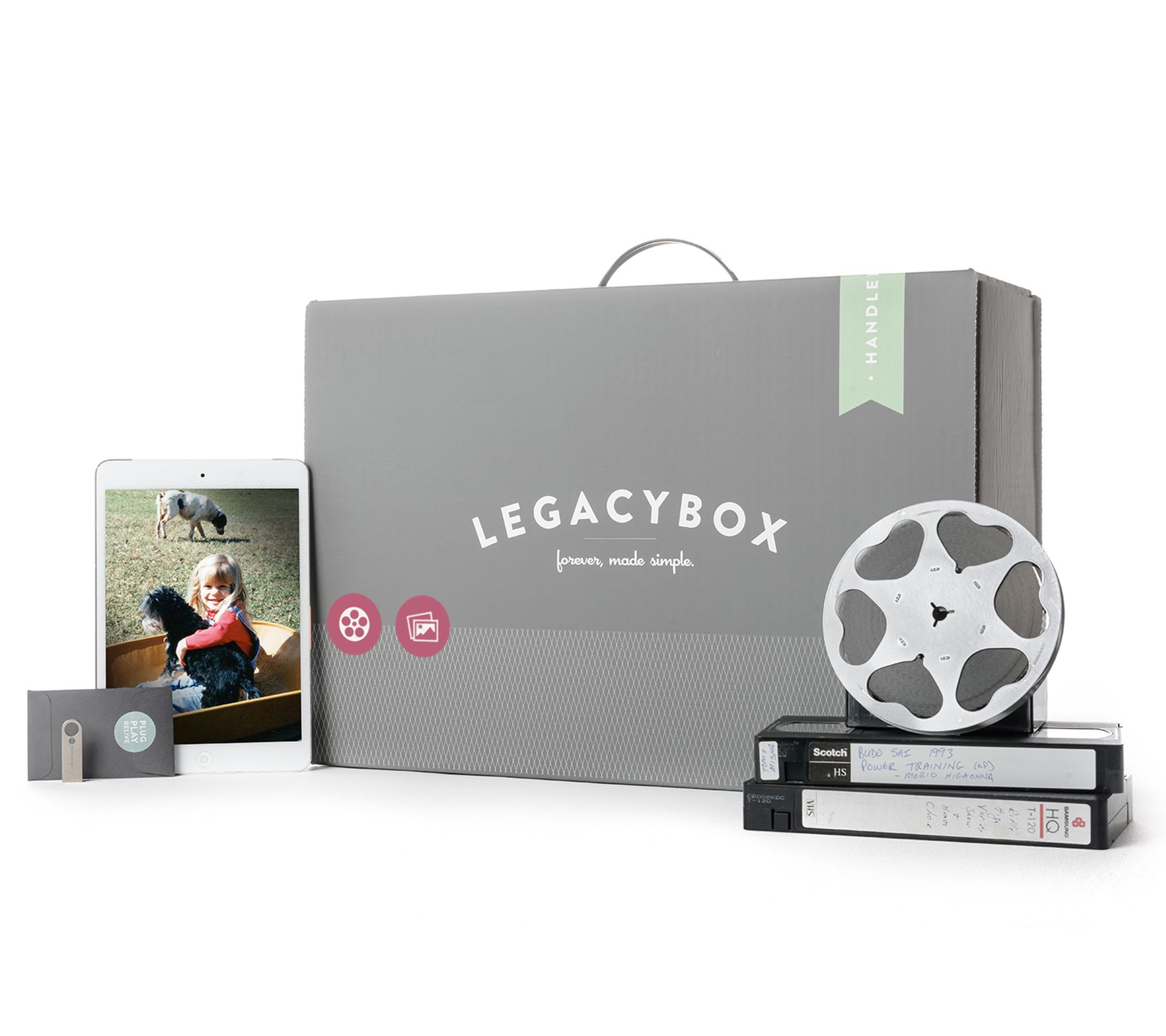 Legacy Box w/ Thumb Drive and Safety Protection Choice of Size - QVC.com