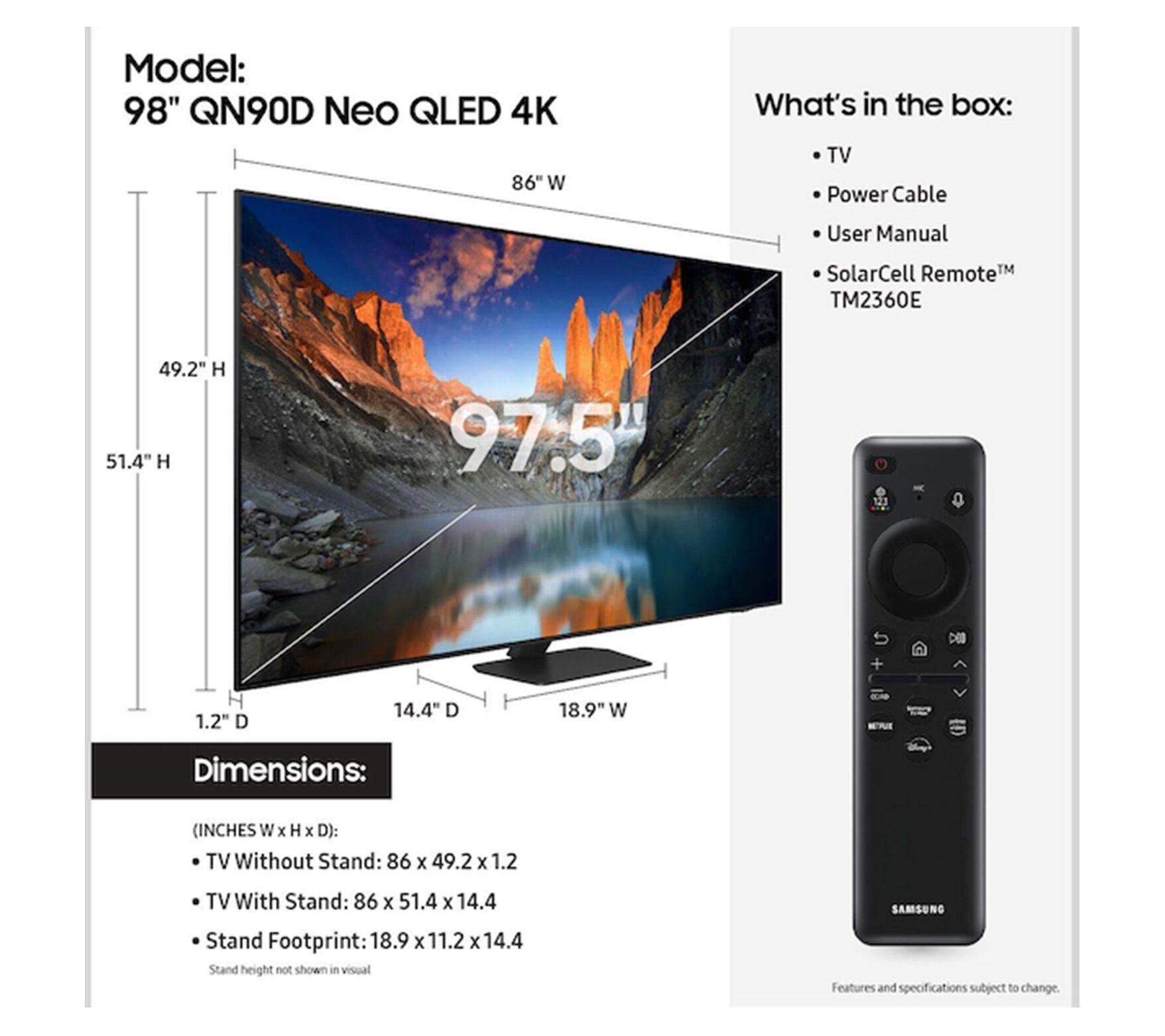 Samsung Neo 75" Class QN90D QLED 4K TV with Tizen - QVC.com