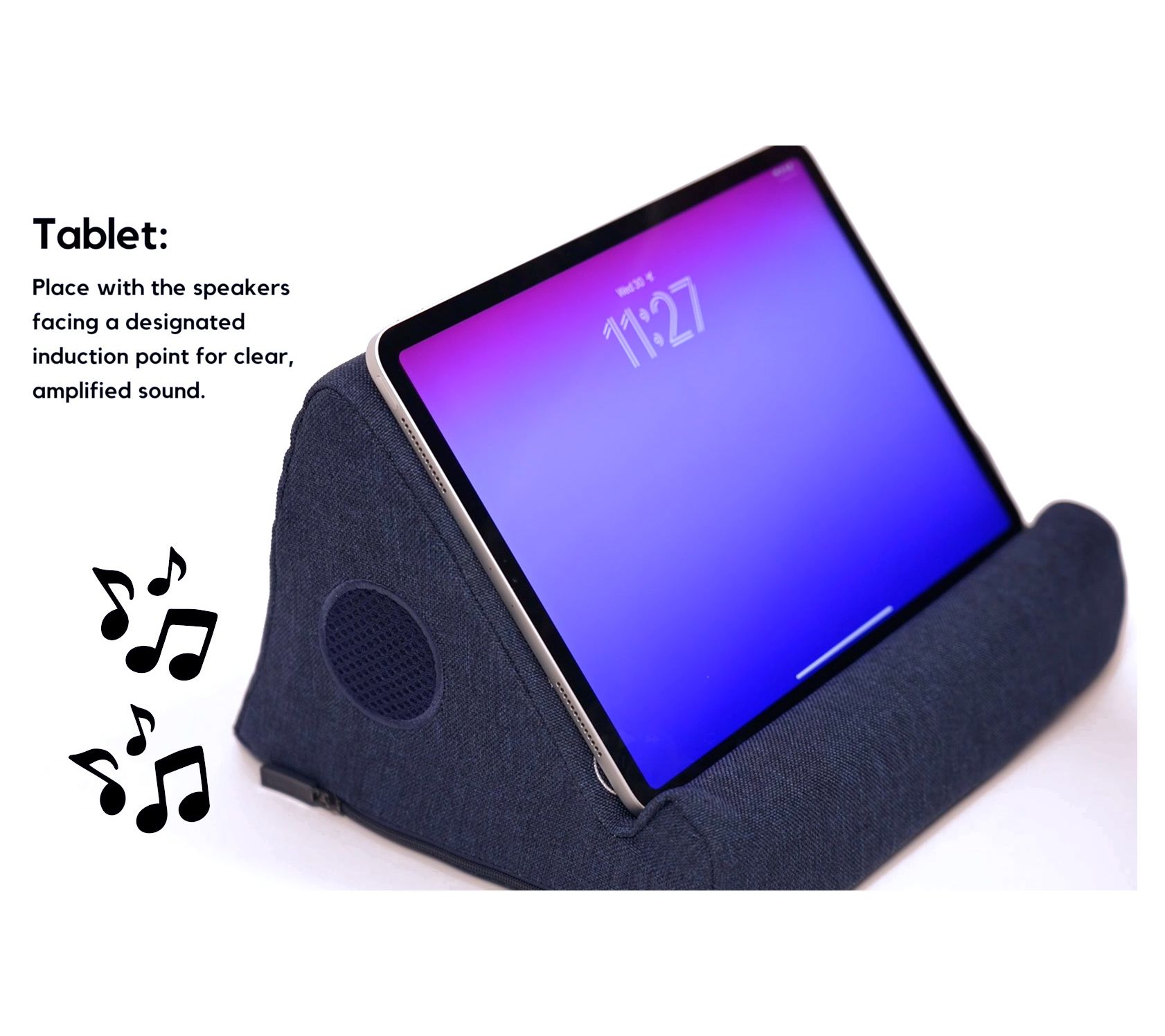 Duo Induction Speaker Tablet Pillow - QVC.com