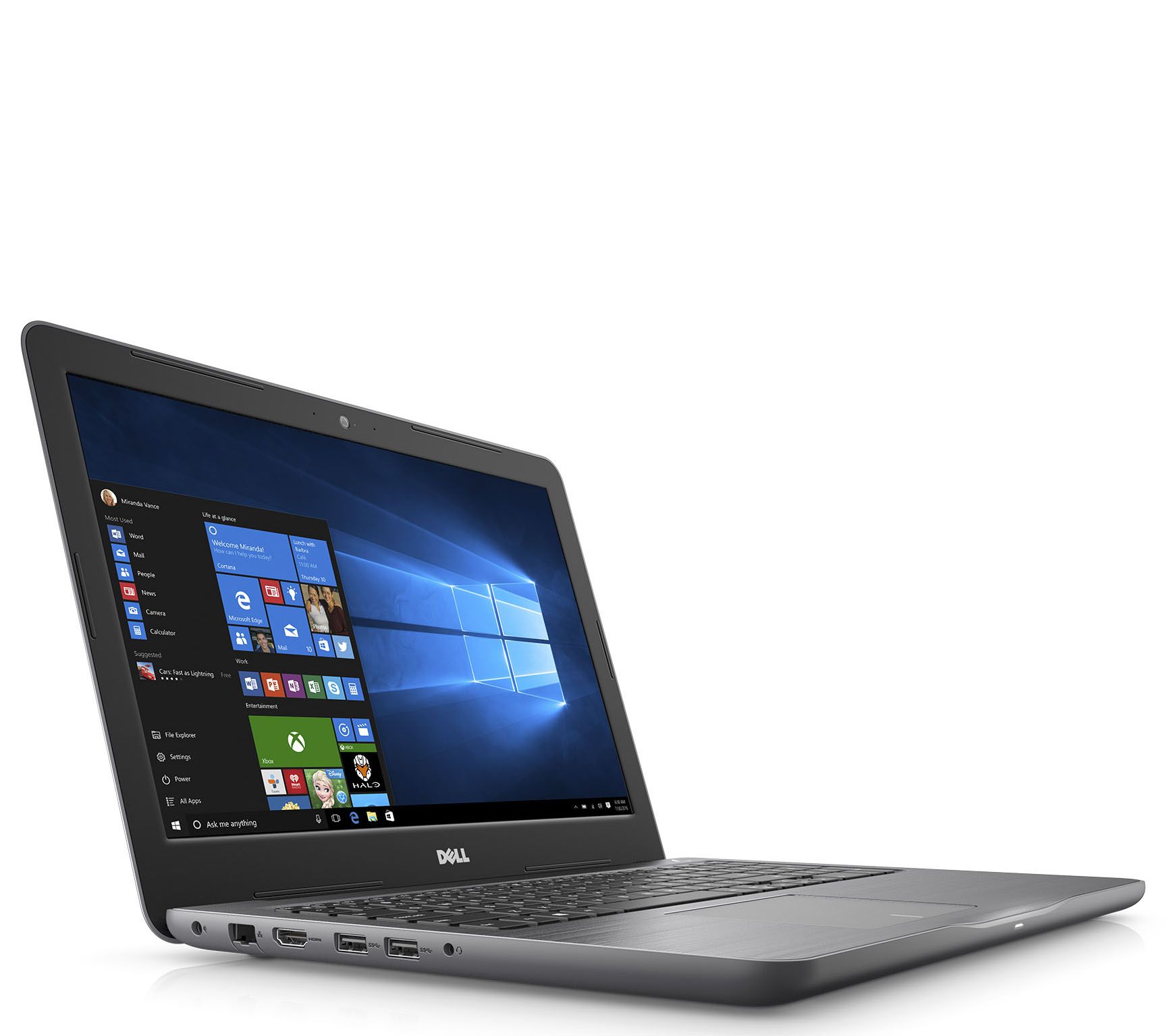 Dell 15" Laptop AMD A9 8GB RAM 1TB HDD with Canon Printer & Office ...