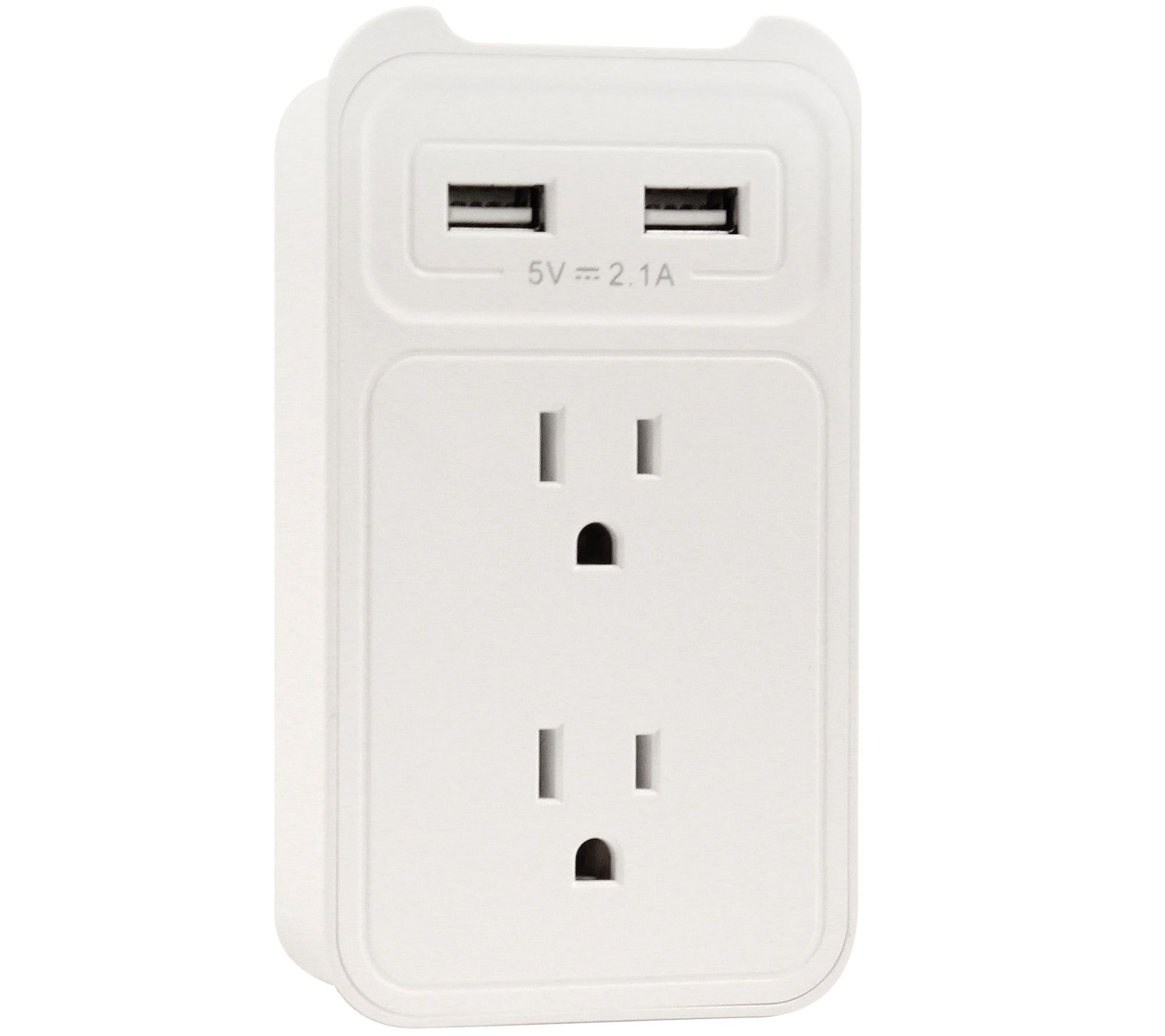 Set of (2) ChargeIt! USB Wall Charger Outlet Valet - QVC.com