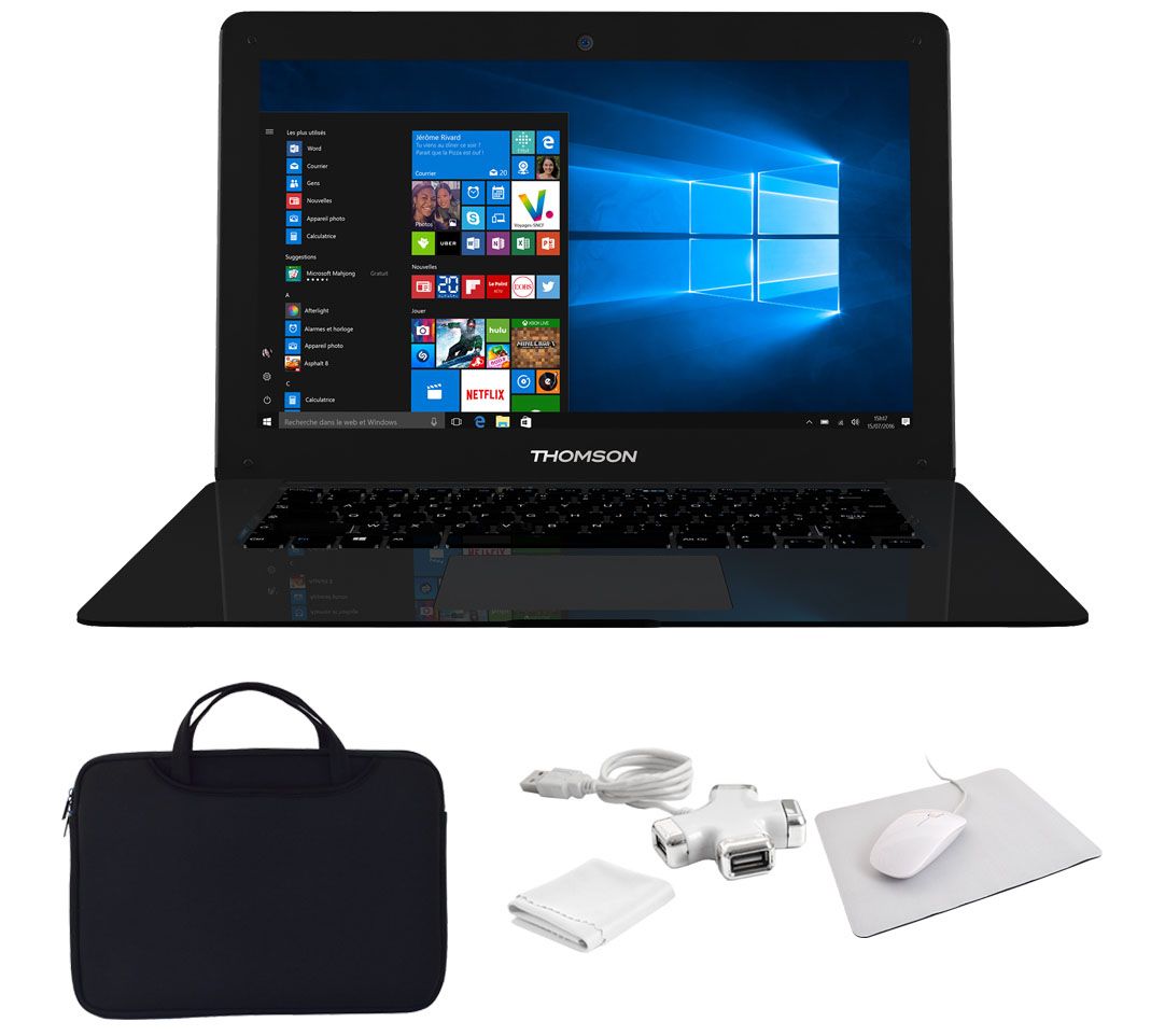 Thomson Neo 14" Laptop - Intel, 4GB, 32GB eMMC& Accessories - QVC.com