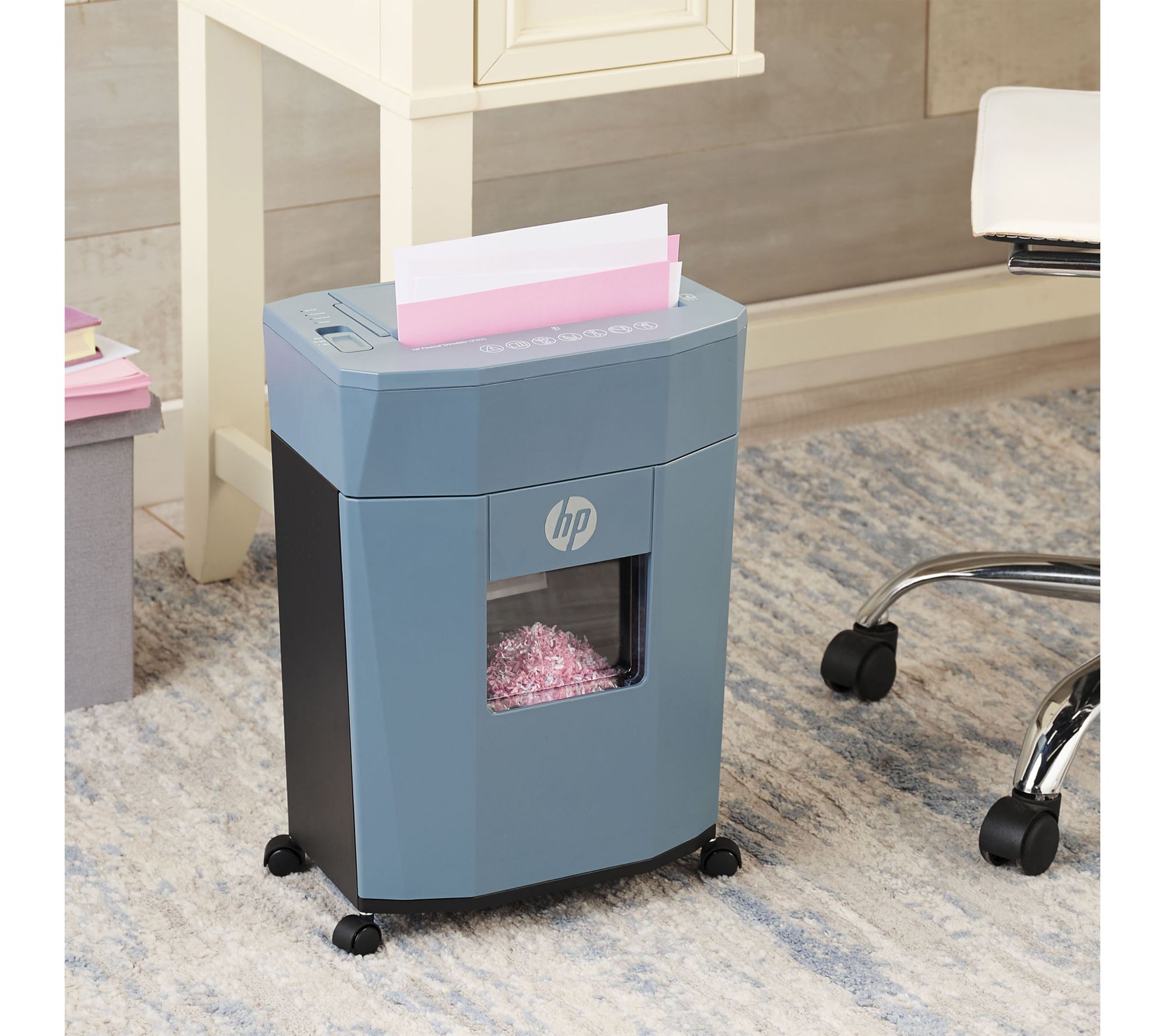HP 100-Sheet Autofeed Finecut Shredder w/3.8 Gallon Drop Bin - QVC.com
