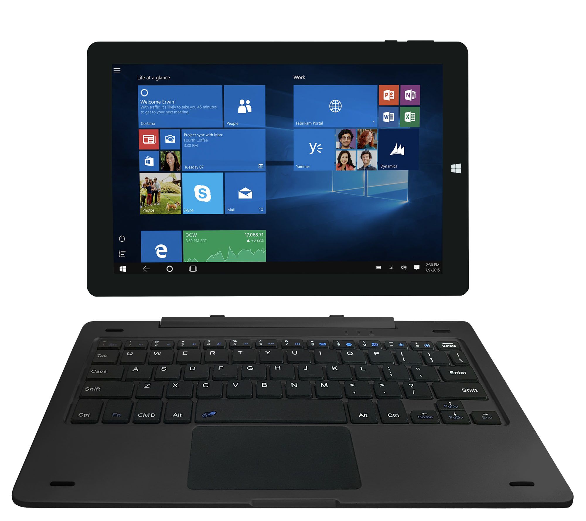 Visual Land Premier 10.1" Tablet with Detachable Keyboard - QVC.com