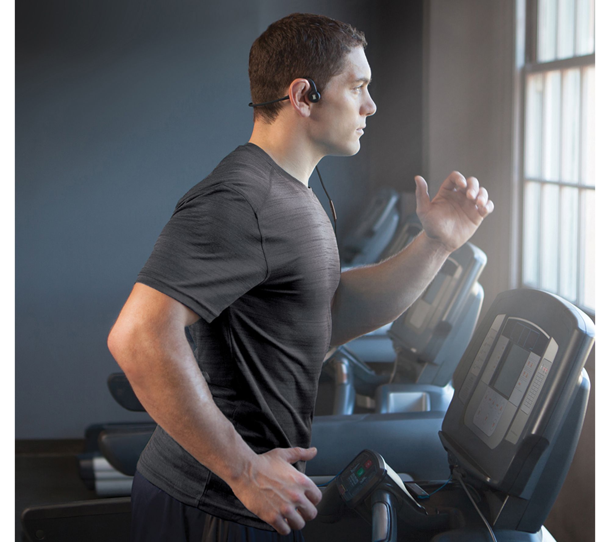 Aftershokz Sportz Titanium Headphones w/ Mic and Voucher - QVC.com
