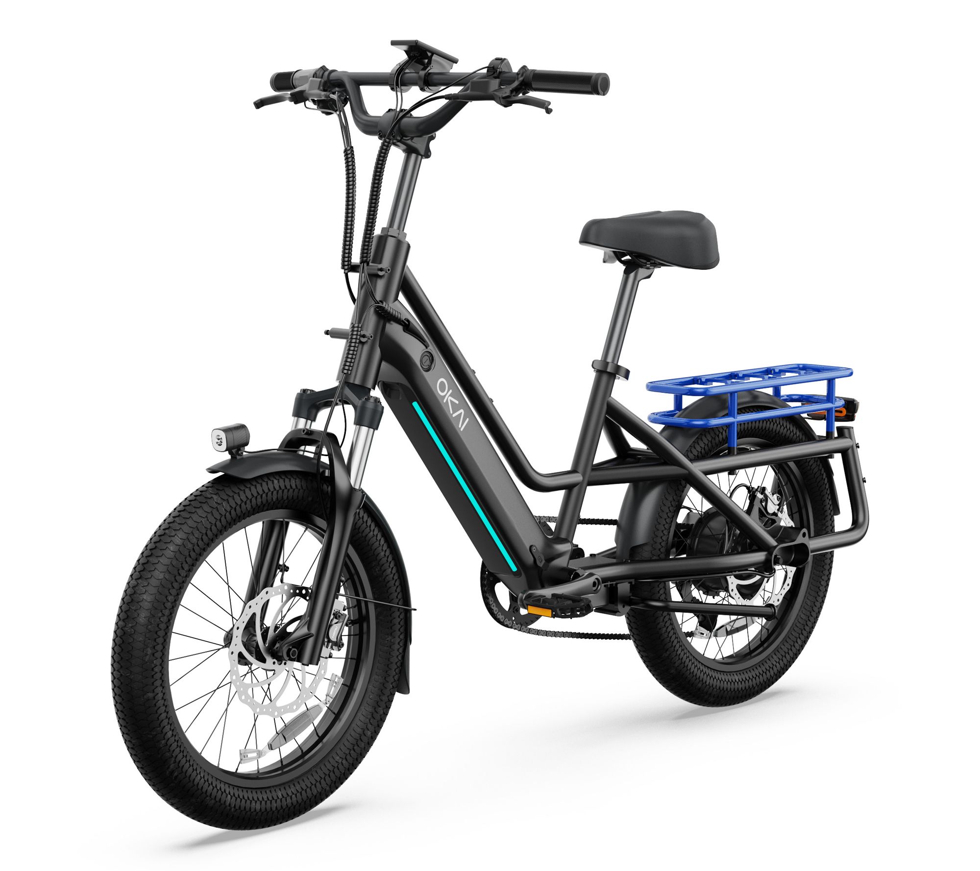 OKAI E-Kargo EB70 Cargo Utility Electric Bike - QVC.com