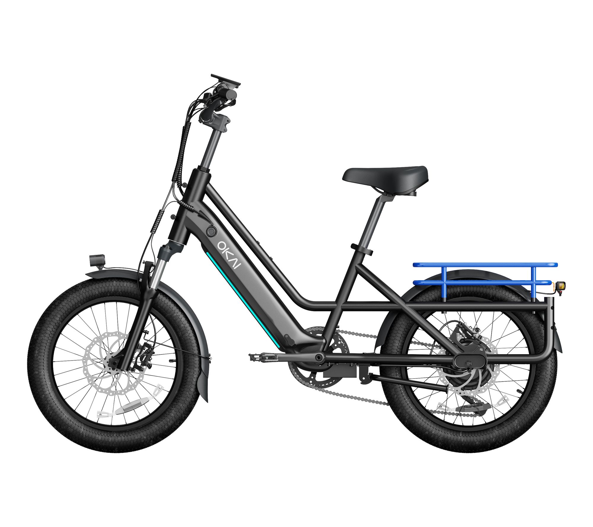 OKAI E-Kargo EB70 Cargo Utility Electric Bike - QVC.com