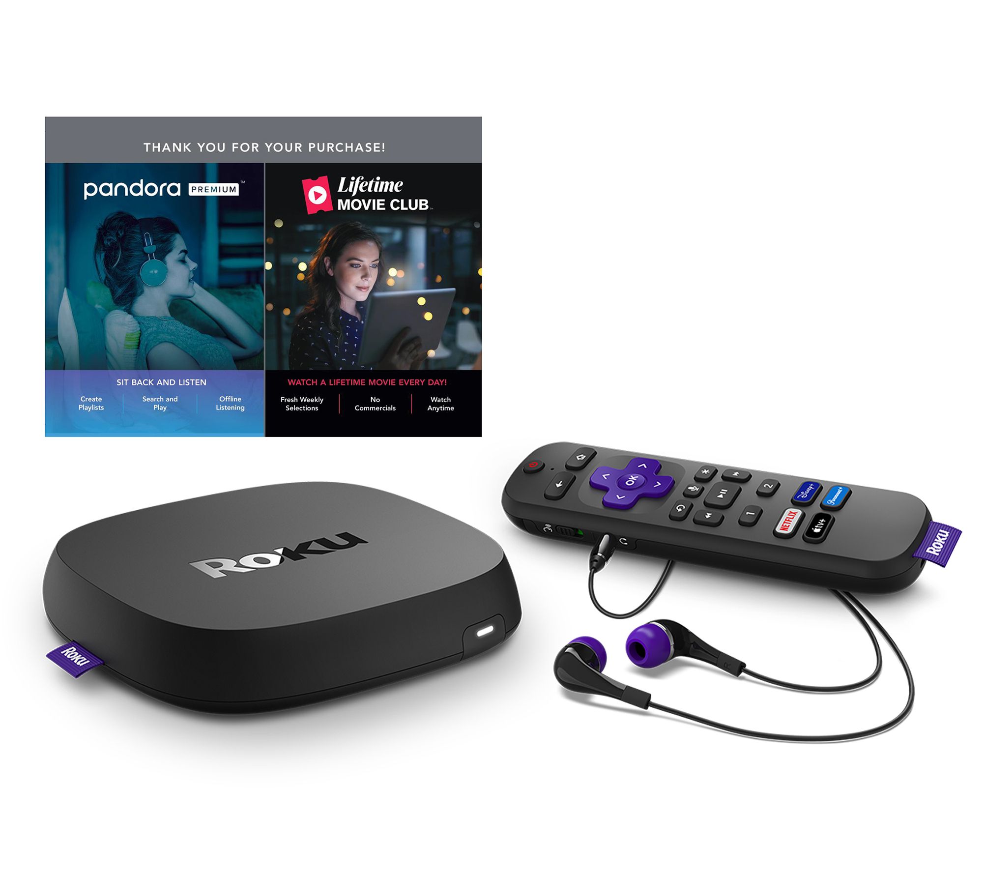 "As Is" Roku Ultra 4K Streaming Player with Voice Remote - QVC.com