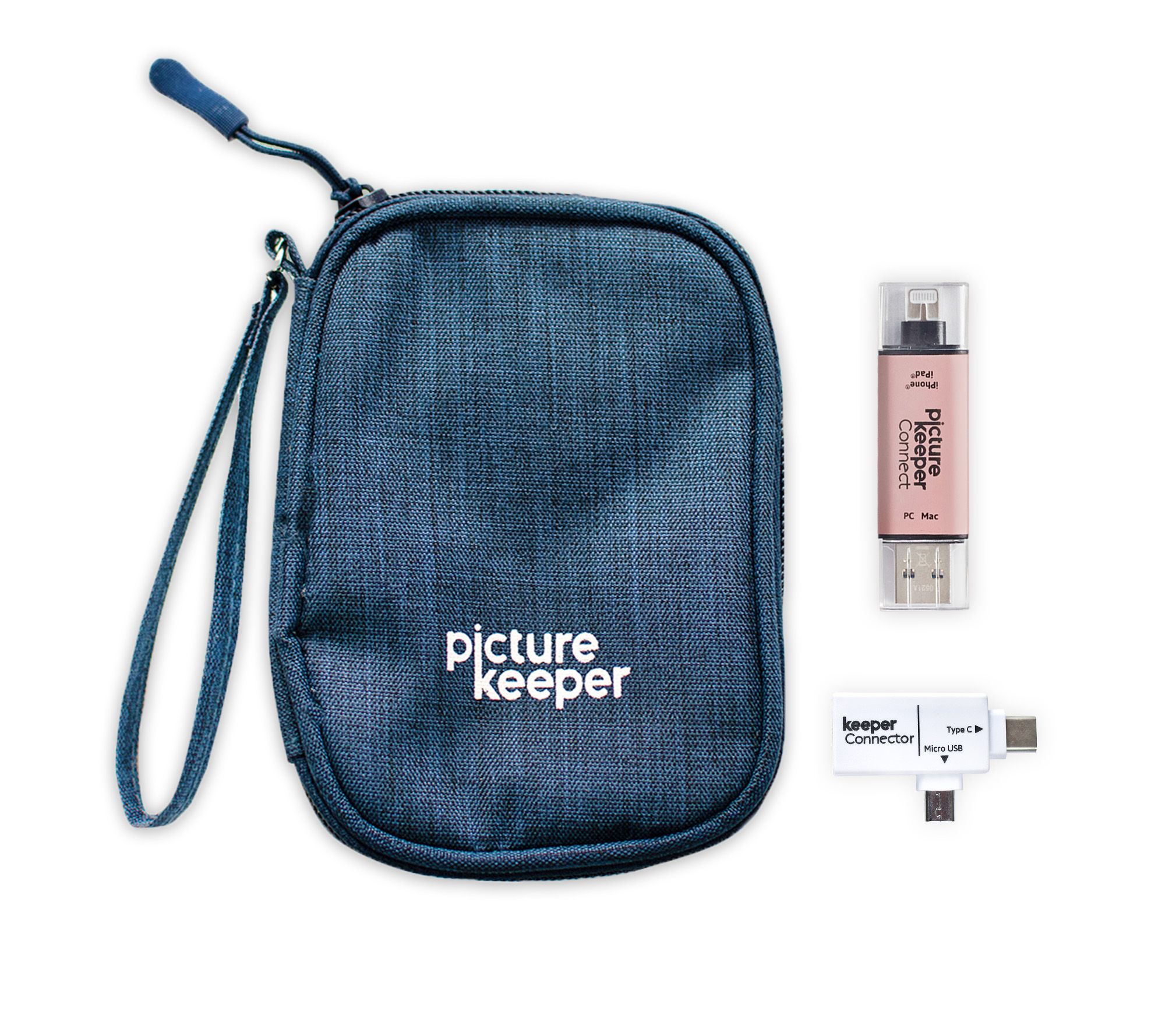 Picture Keeper Connect 32GB Smartphone Saver with Travel Case - QVC.com
