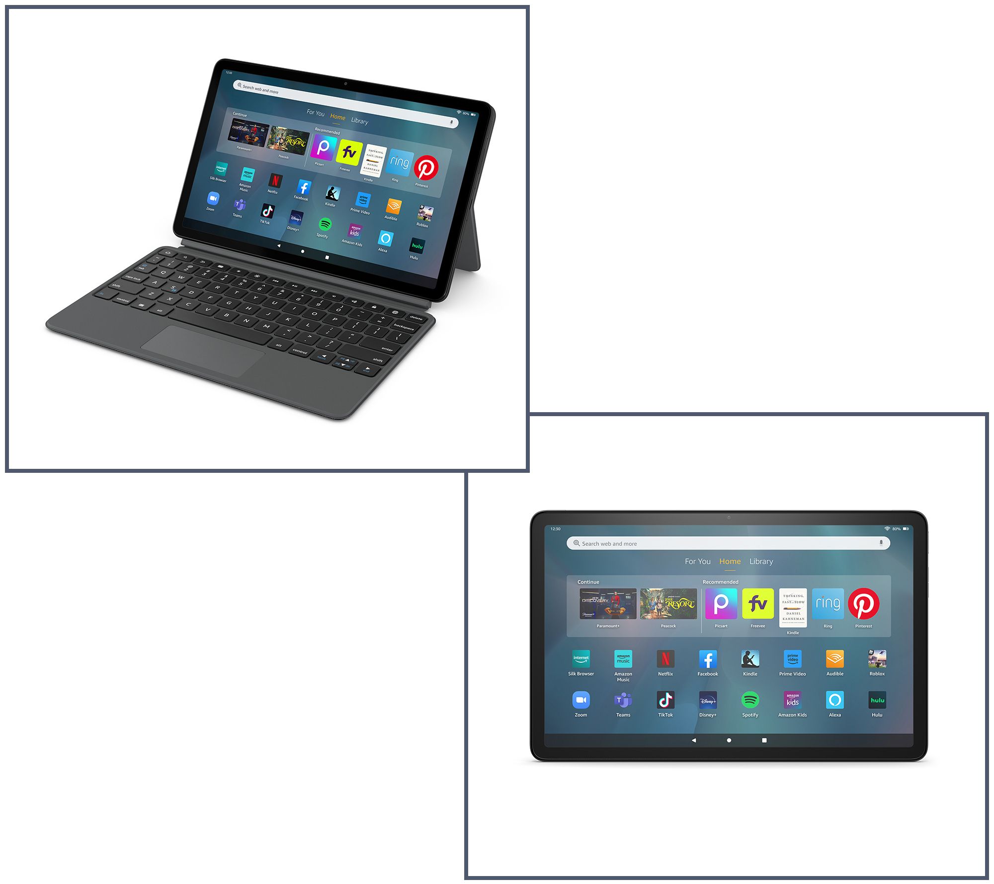 Amazon Fire Max 11" Tablet 128GB w/ Keyboard Option - QVC.com