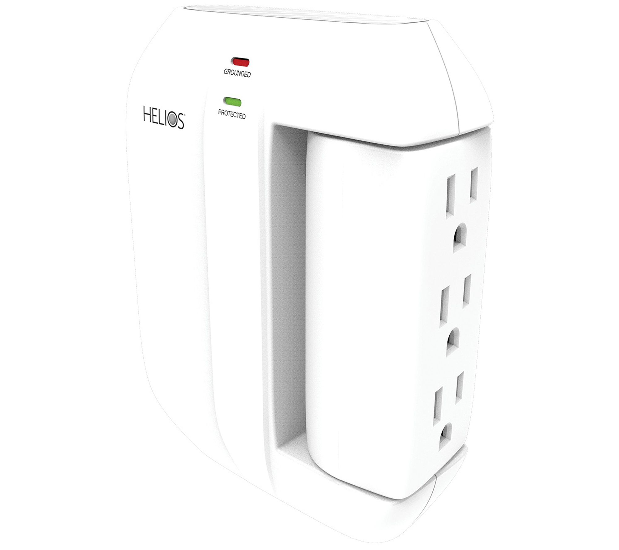 Helios 5-Outlet Wall Tap Surge Protector - QVC.com