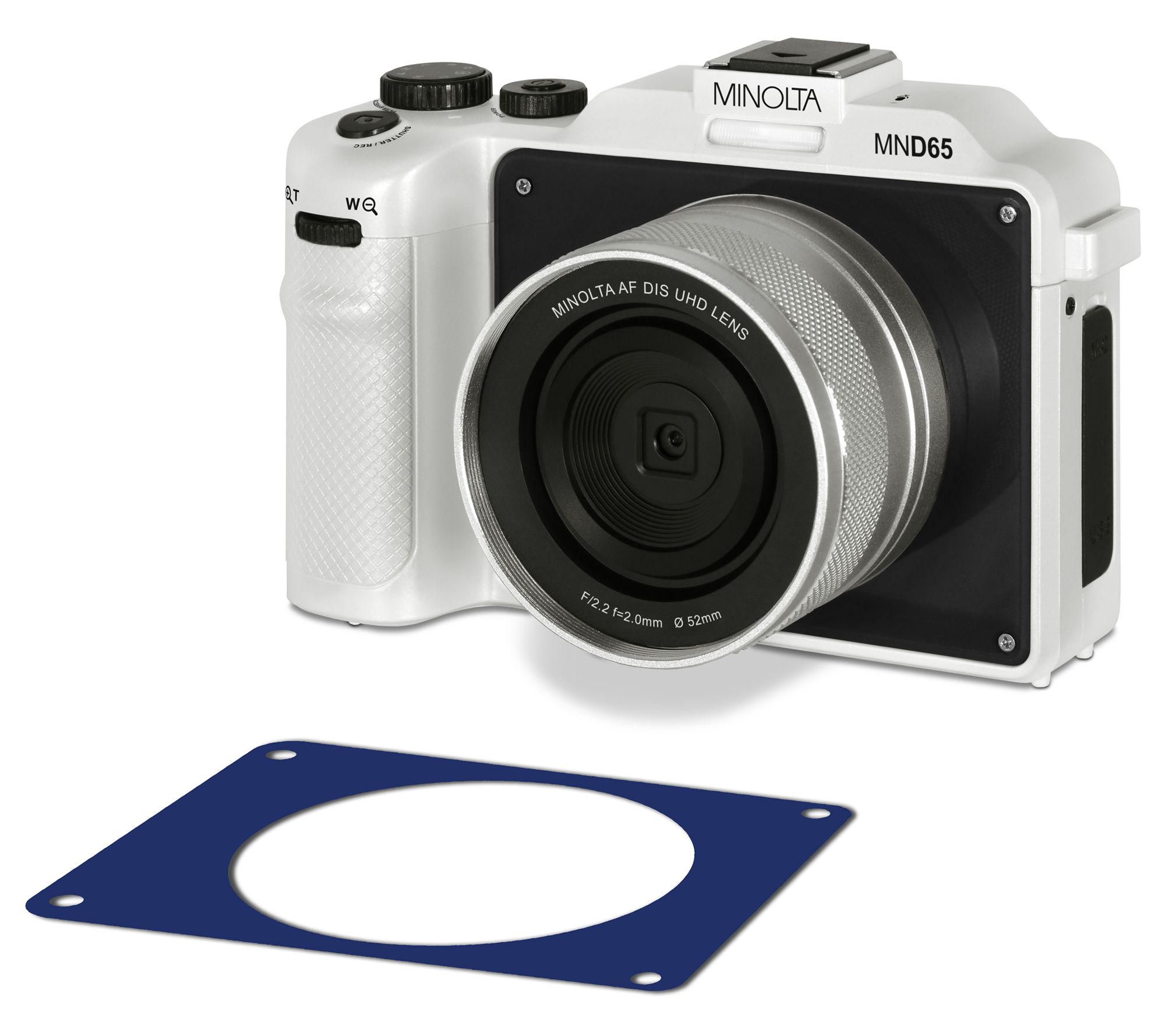 Minolta MND65-WK 56MP Fixed Focus, 4K 60FPS UHD Camera w/Wi-Fi - QVC.com