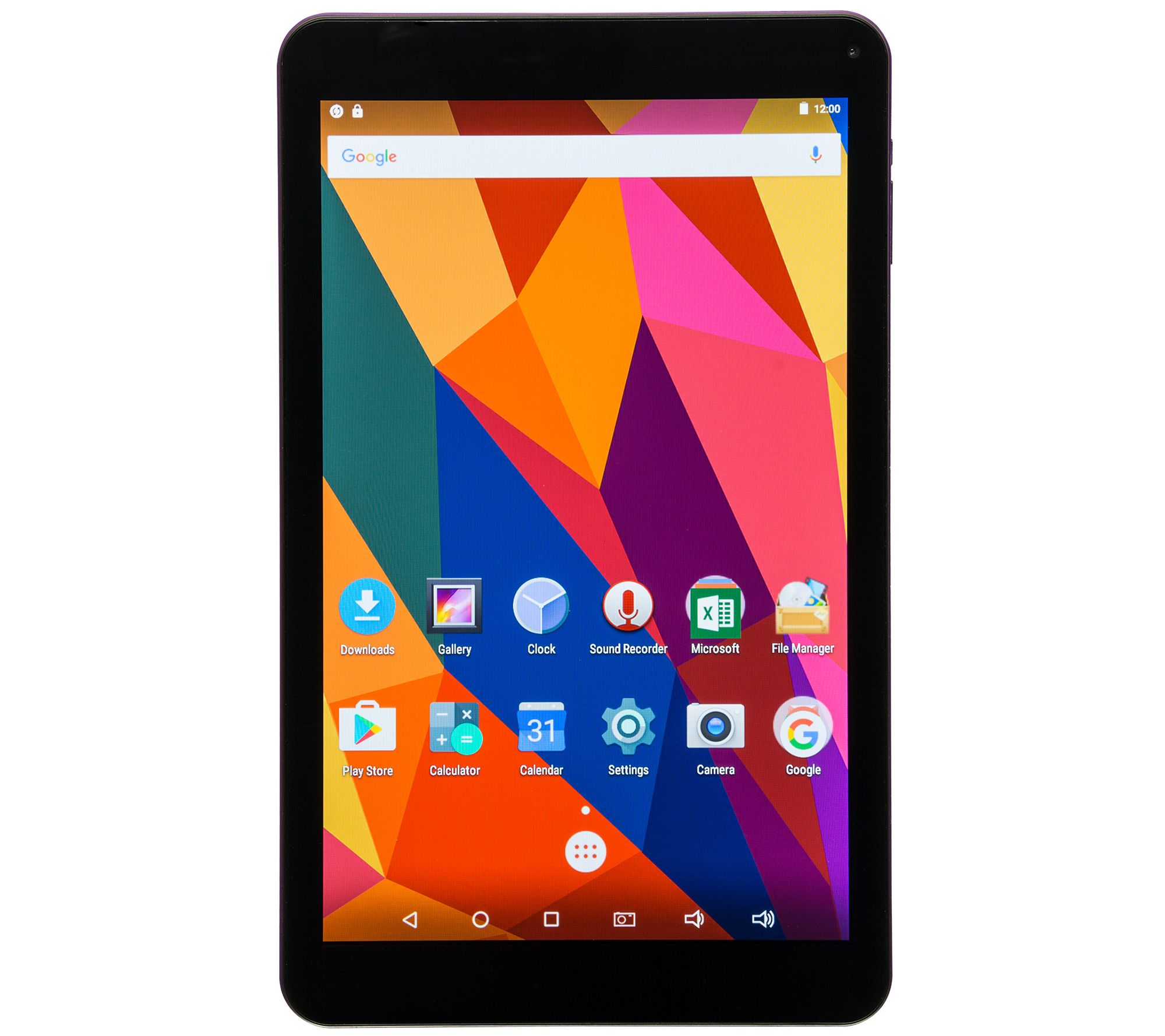 NuVision 8" HD Android 16GB Quad Core Tablet with Case - QVC.com