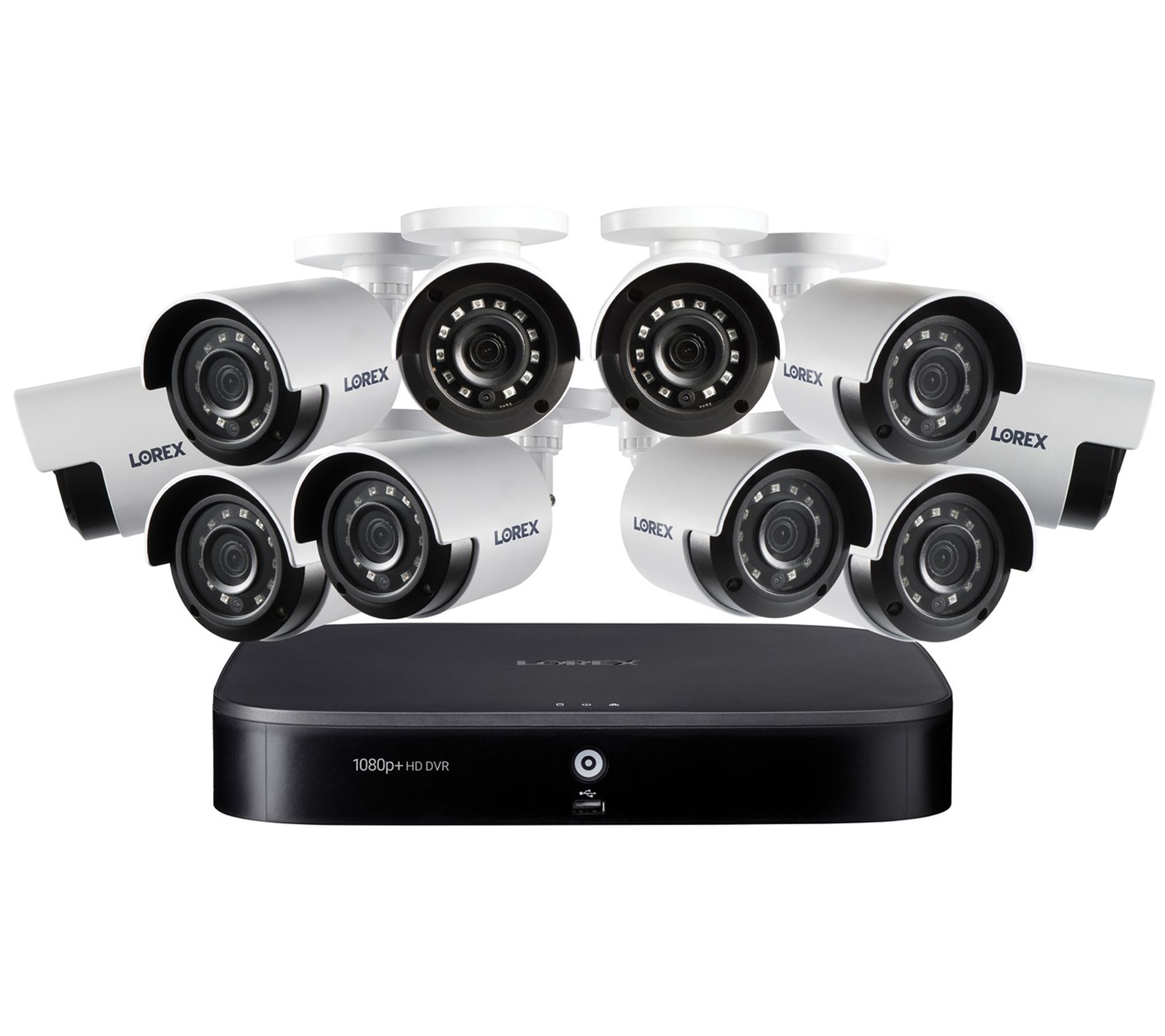 Lorex HD 16-Channel Security System with 10 Bullet Cameras - QVC.com