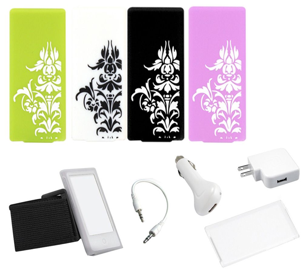 Apple iPod Nano 16GB 8th Gen with 4-Pack Silicone Cases - QVC.com