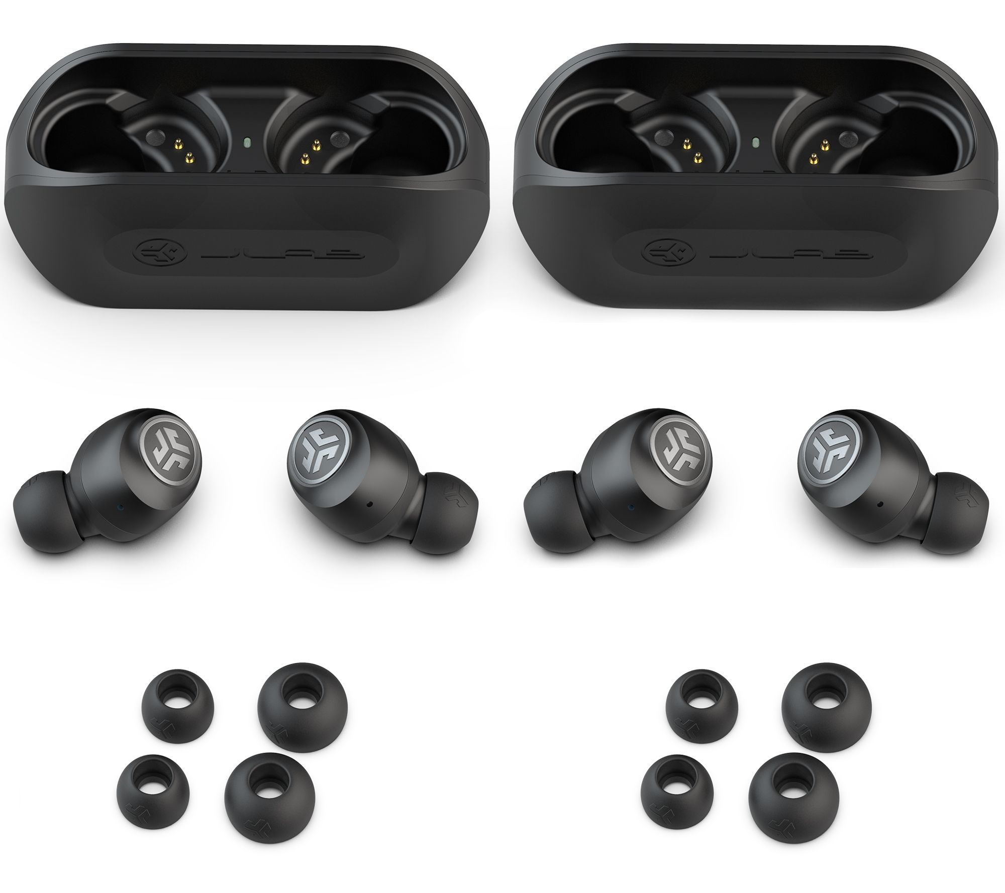 JLab GO Air Set of 2 Wireless Earbuds with Voucher - QVC.com
