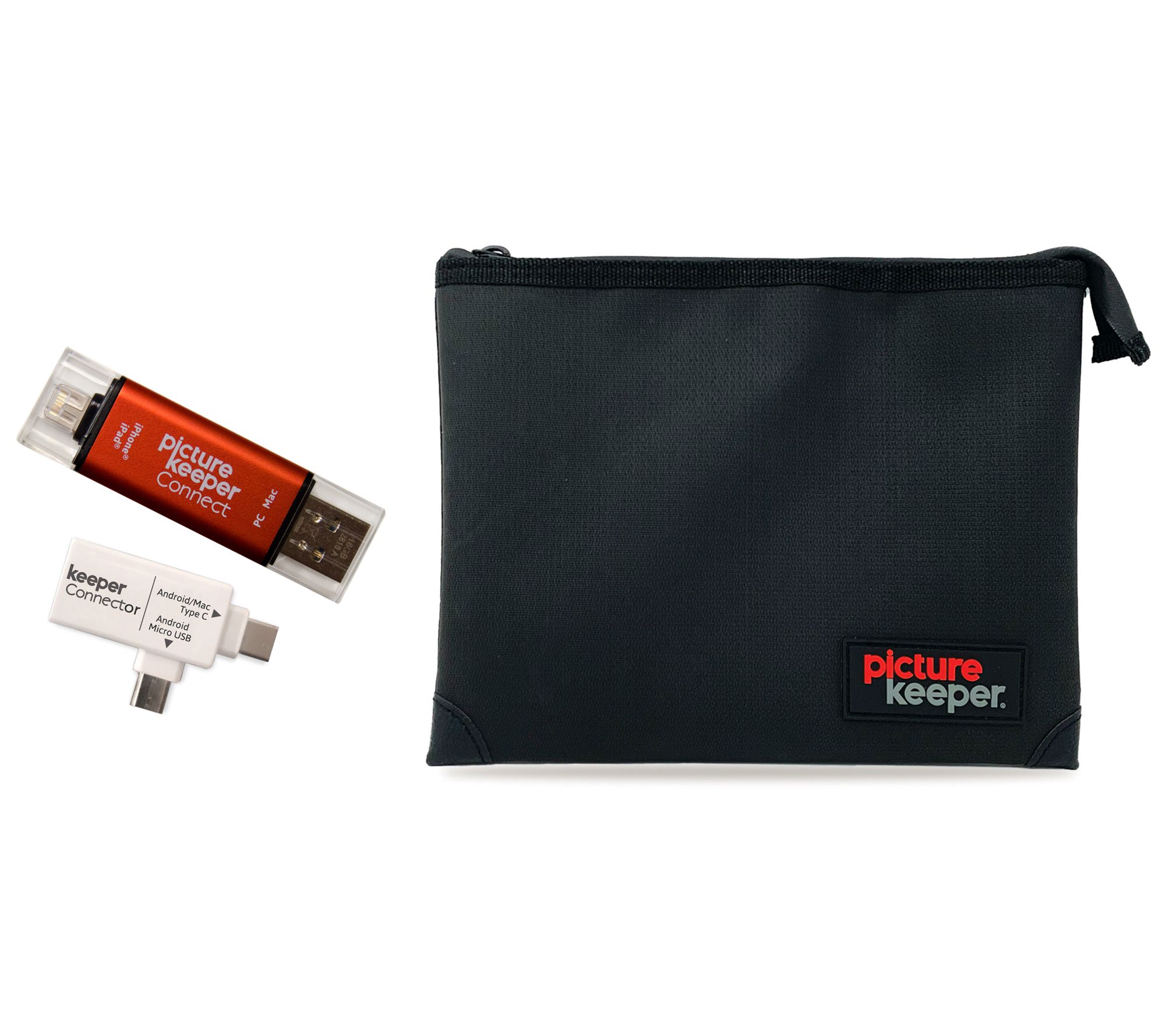 Picture Keeper Connect 128GB Storage Device w/ Fire & Water Resistant ...