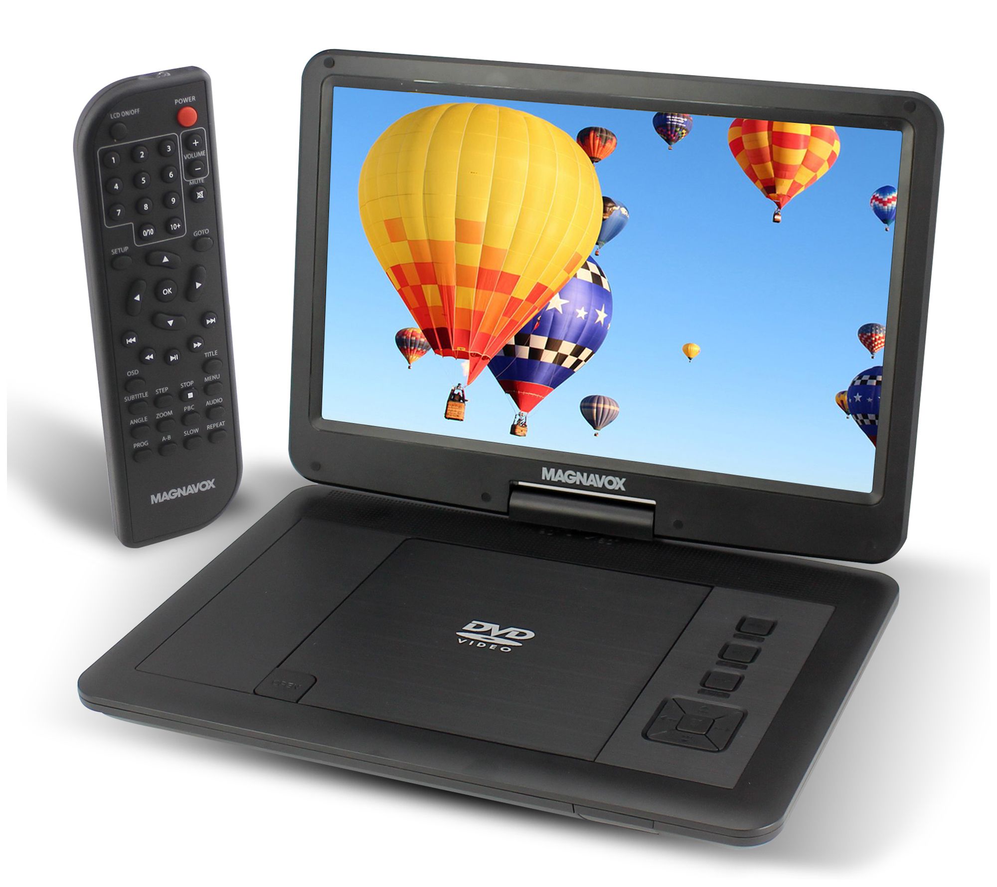Magnavox 11.6" TFT Swivel Screen PortableDVD/CD Player - QVC.com