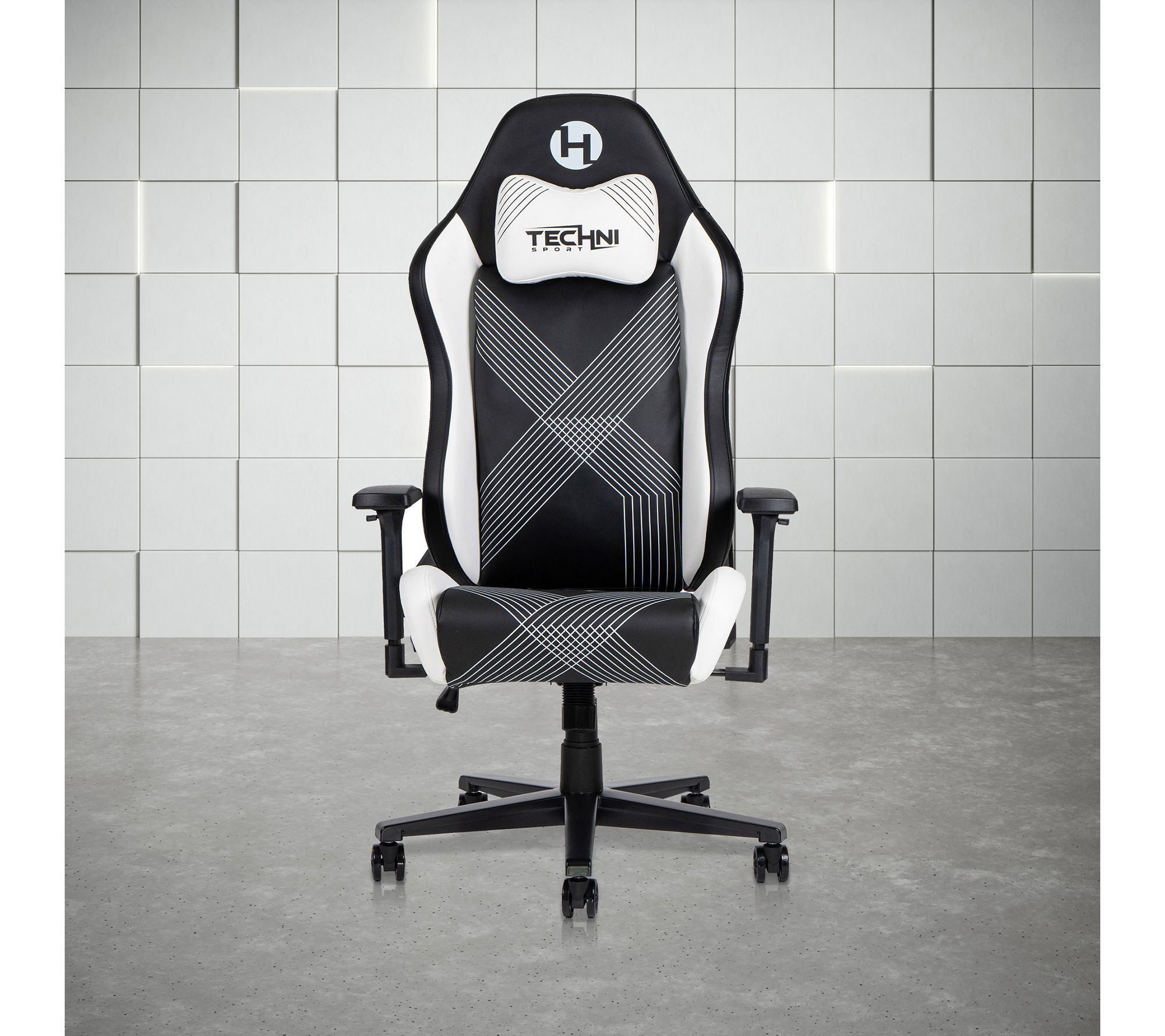Techni Sport COMFORT EDGE Memory Foam PC GamingChair - QVC.com